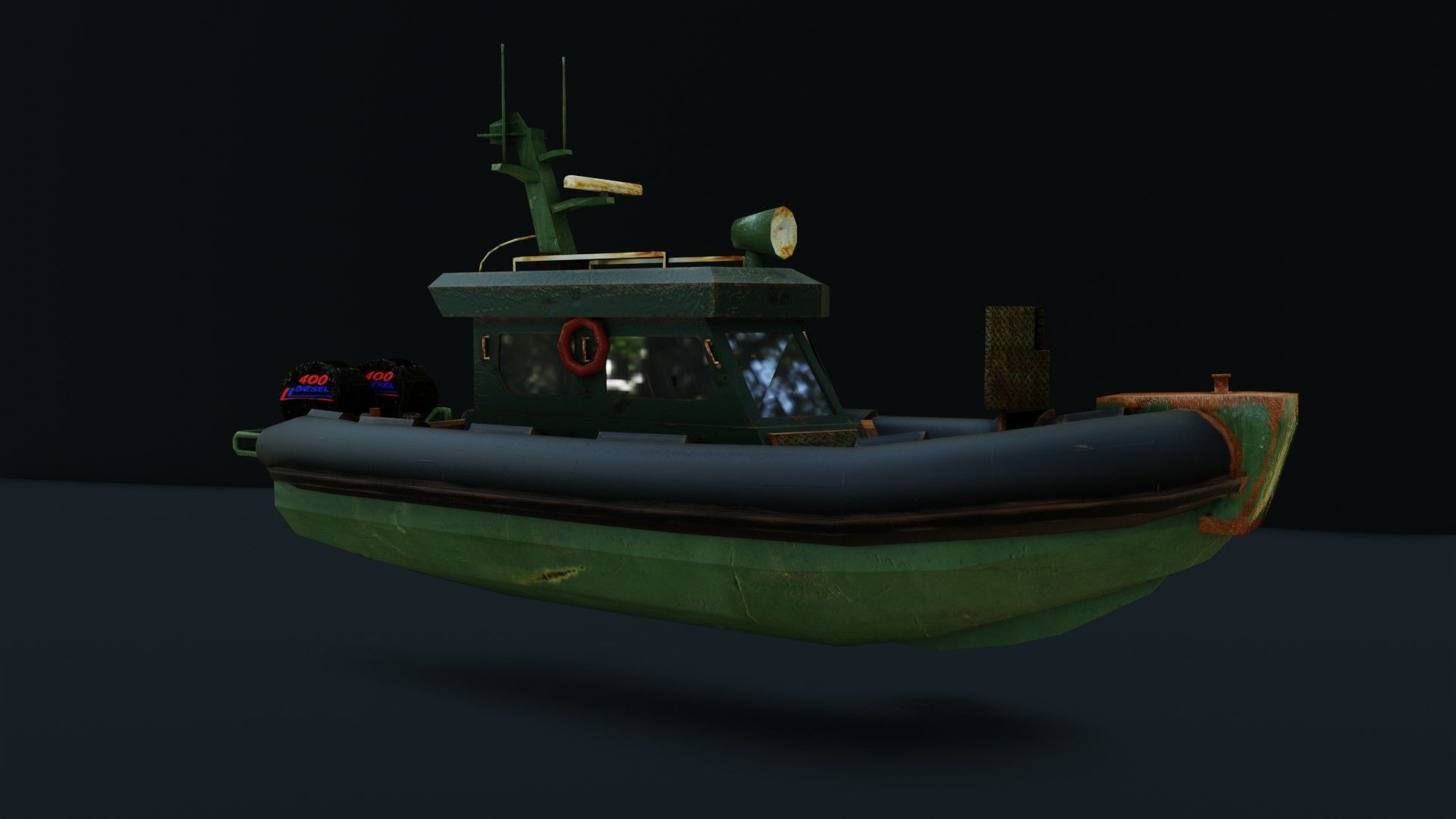 3D model military rhib for games VR / AR / low-poly | CGTrader