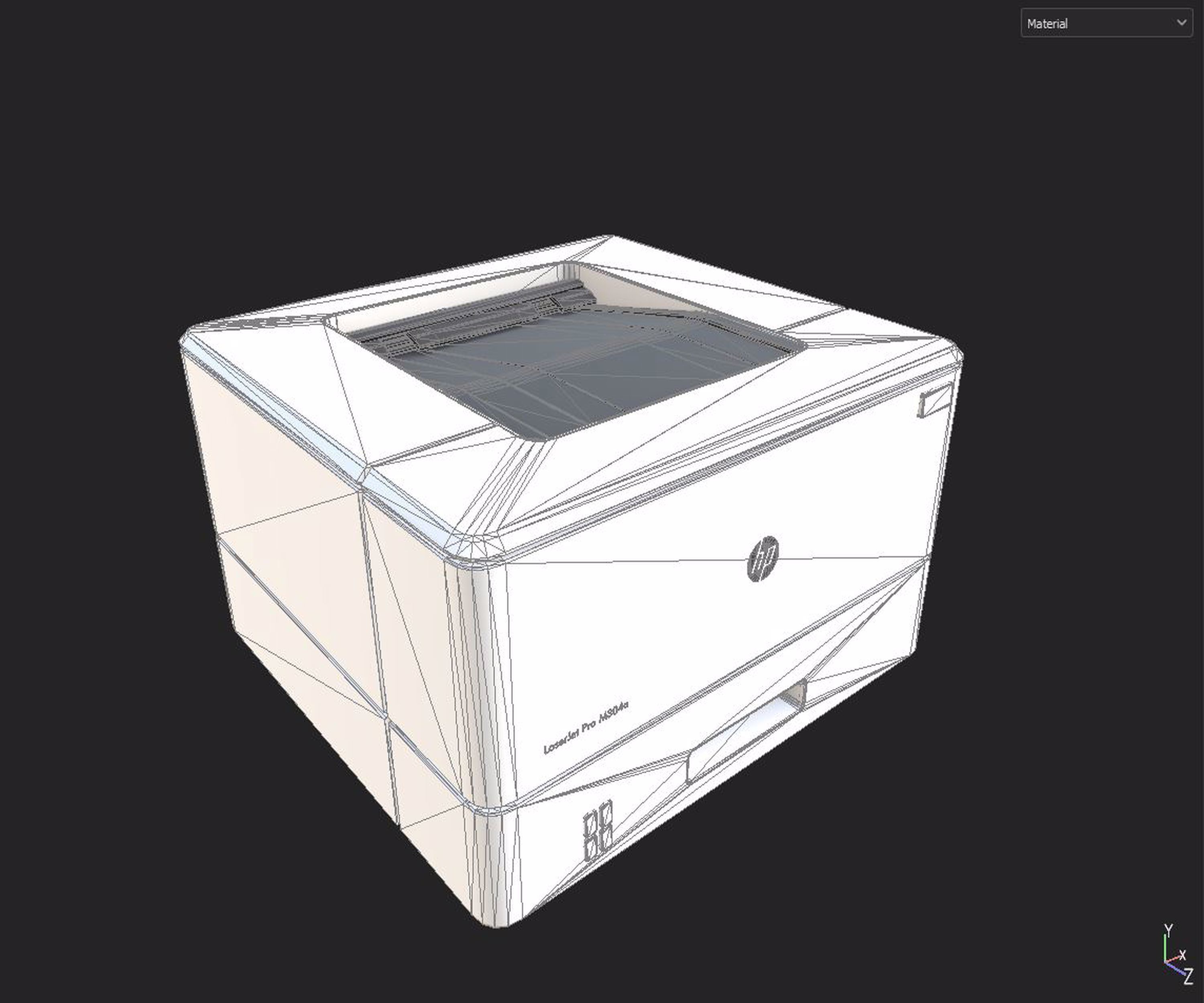 3D model HP Printer VR / AR / low-poly | CGTrader