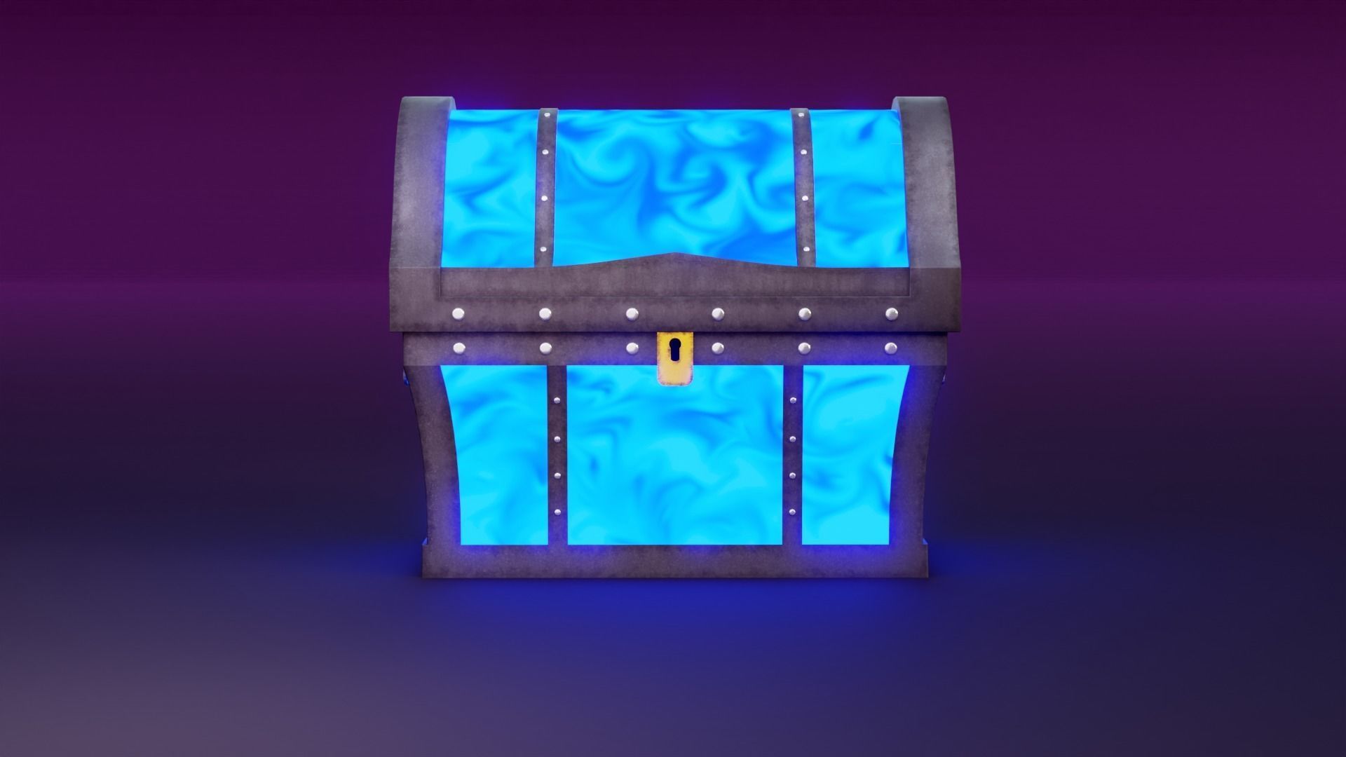 3D model Magical Treasure Chest VR / AR / low-poly | CGTrader