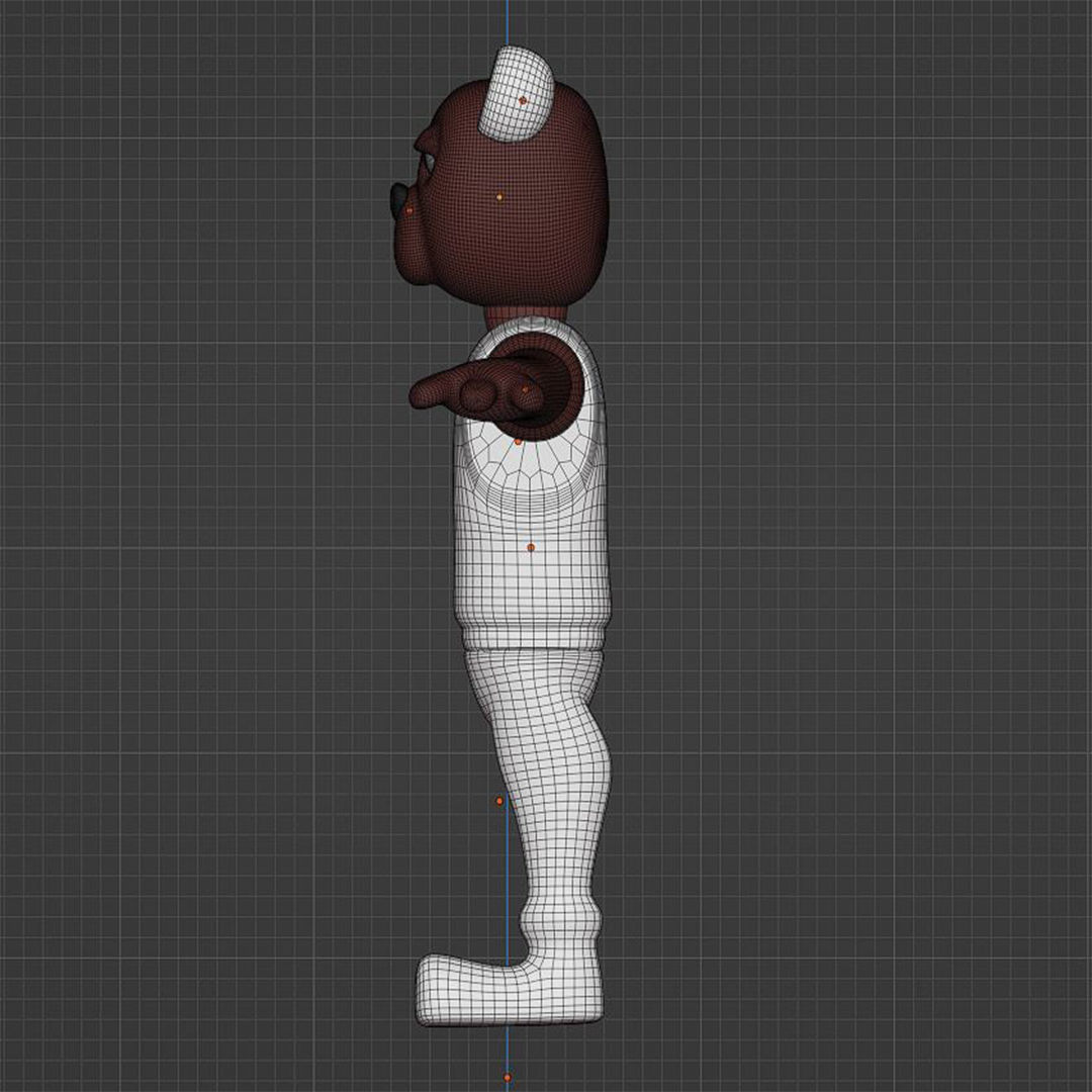 3D model Bear character VR / AR / low-poly | CGTrader