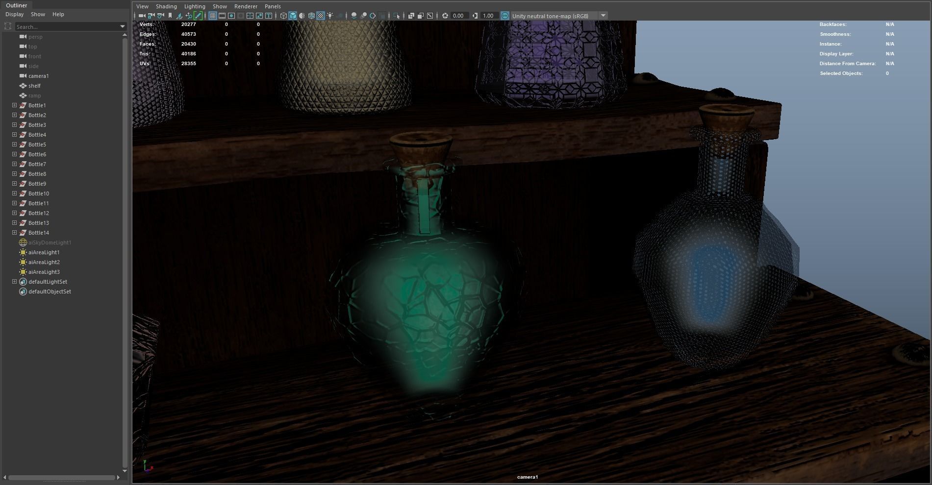 Patterned Potion Bottles 3D model | CGTrader