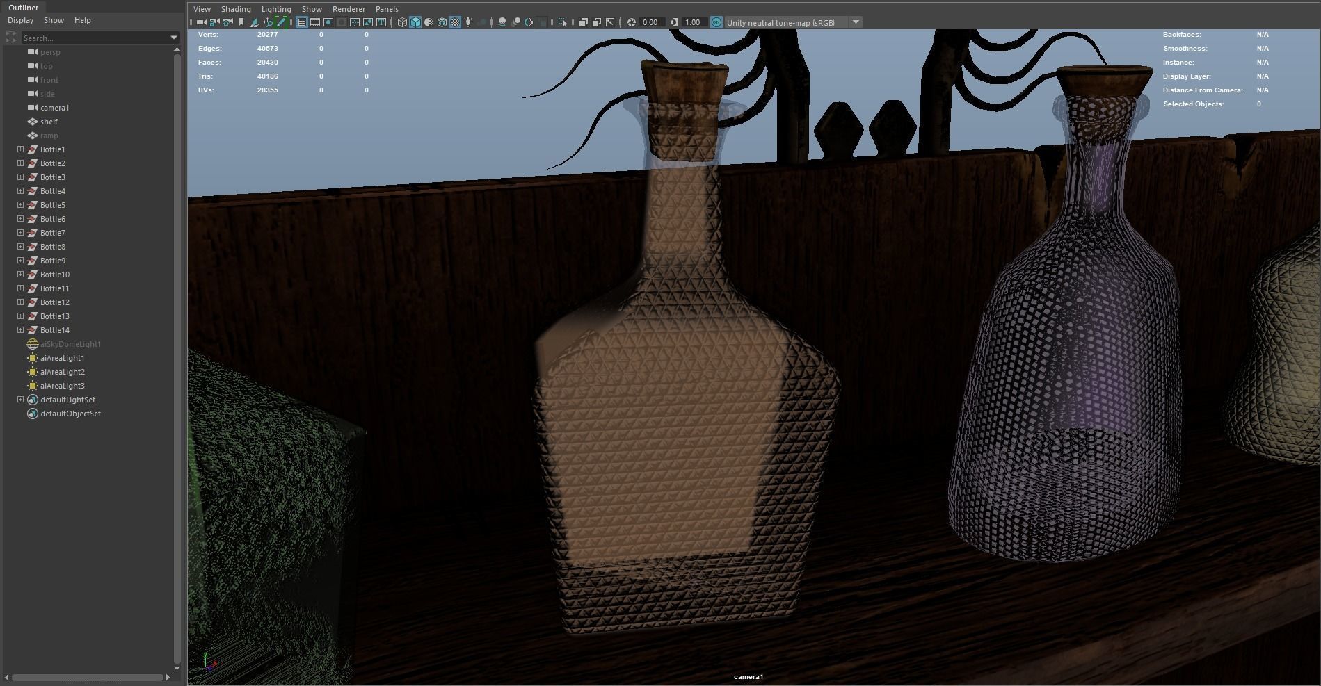 Patterned Potion Bottles 3D model | CGTrader