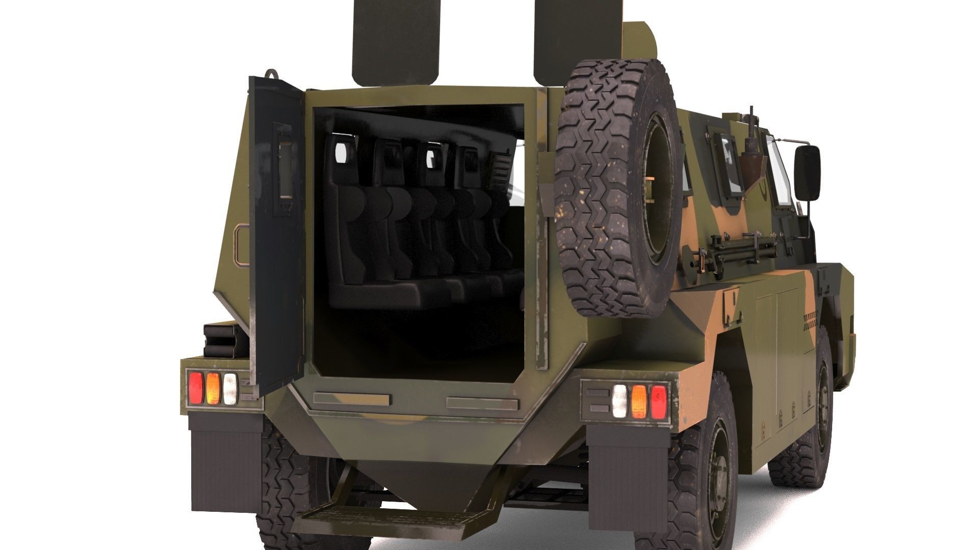 Bushmaster Protected Mobility Vehicle 3D model | CGTrader