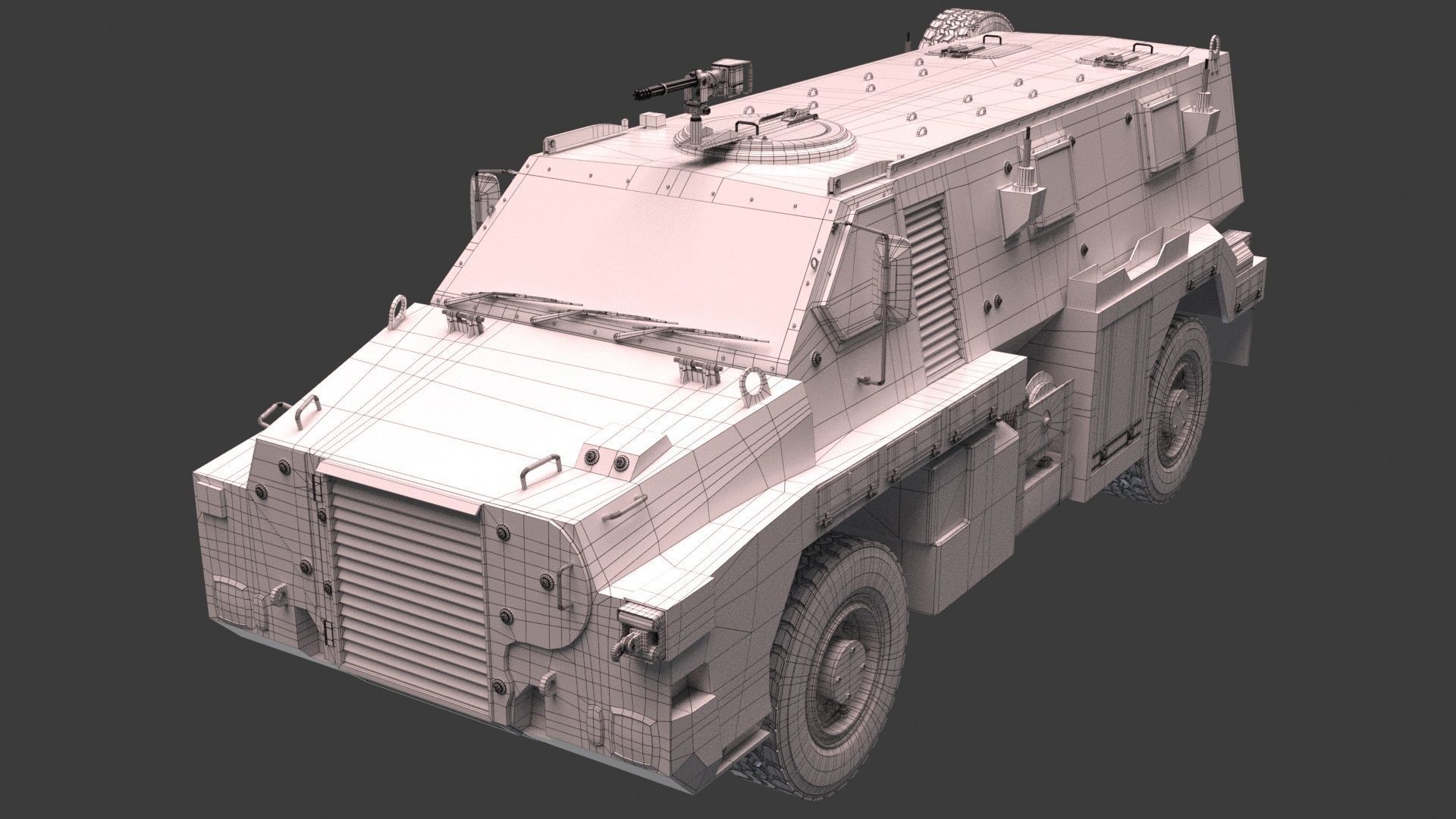 Bushmaster Protected Mobility Vehicle 3D model | CGTrader
