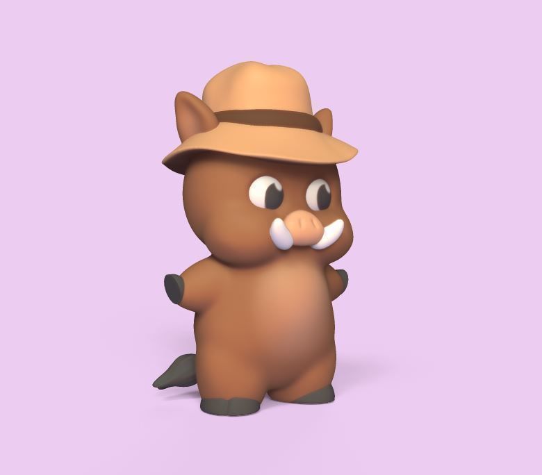 Boar Hat 3D model 3D printable | CGTrader
