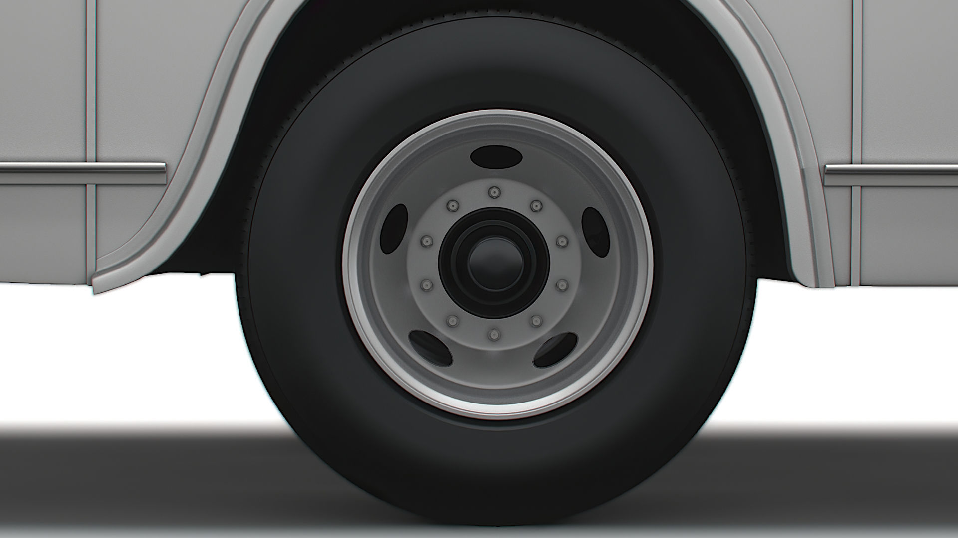 Generic Old Bus wheel 3D model | CGTrader