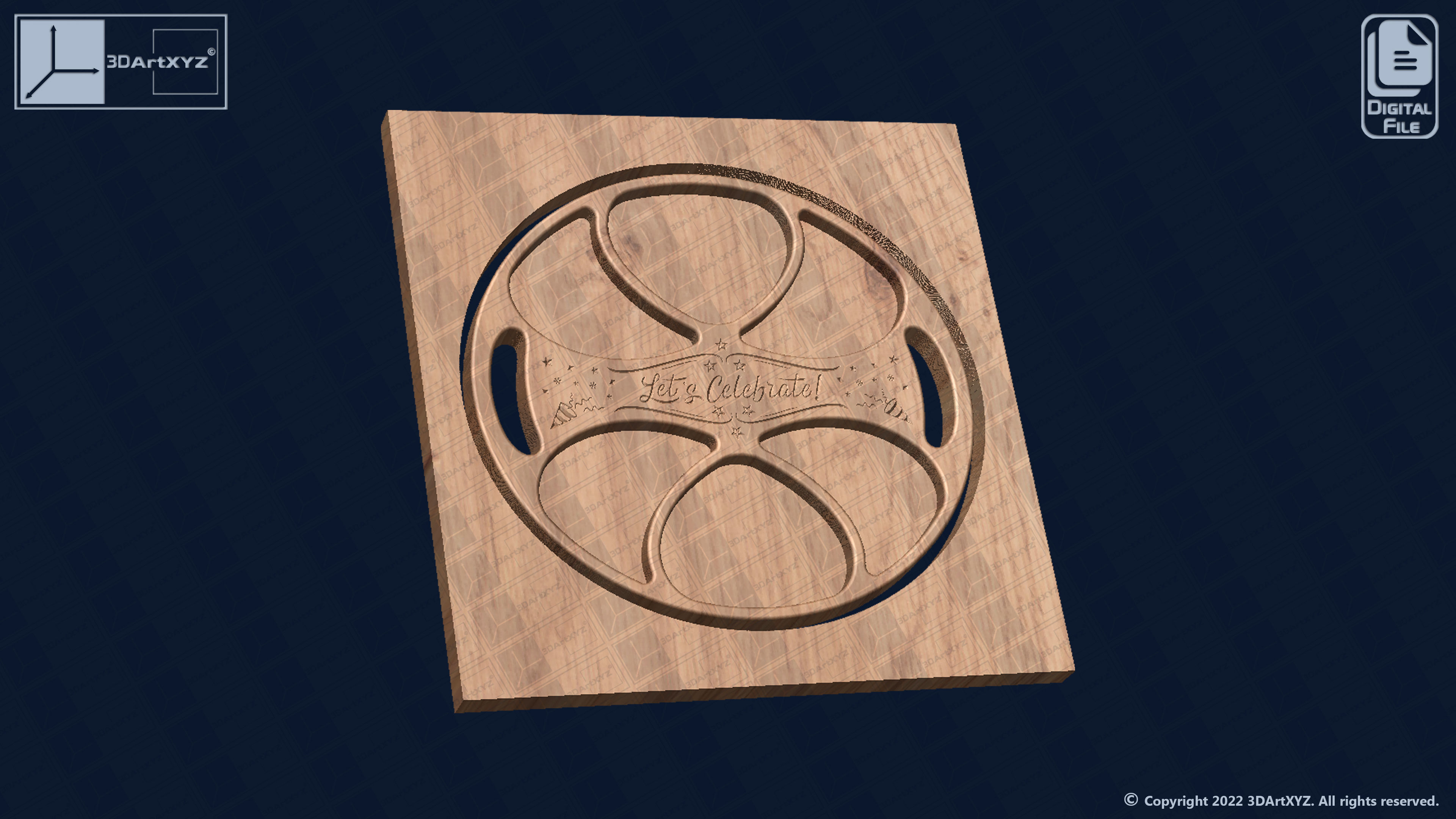 Celebration Pack - CNC Files for Wood 3D model | CGTrader