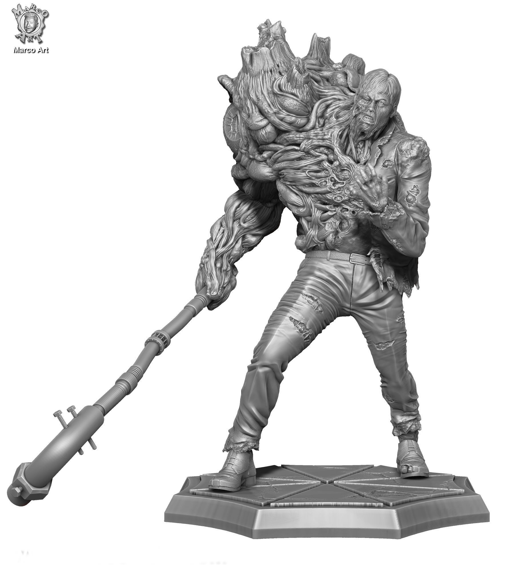 Resident Evil G1 stl file 3D model 3D printable | CGTrader