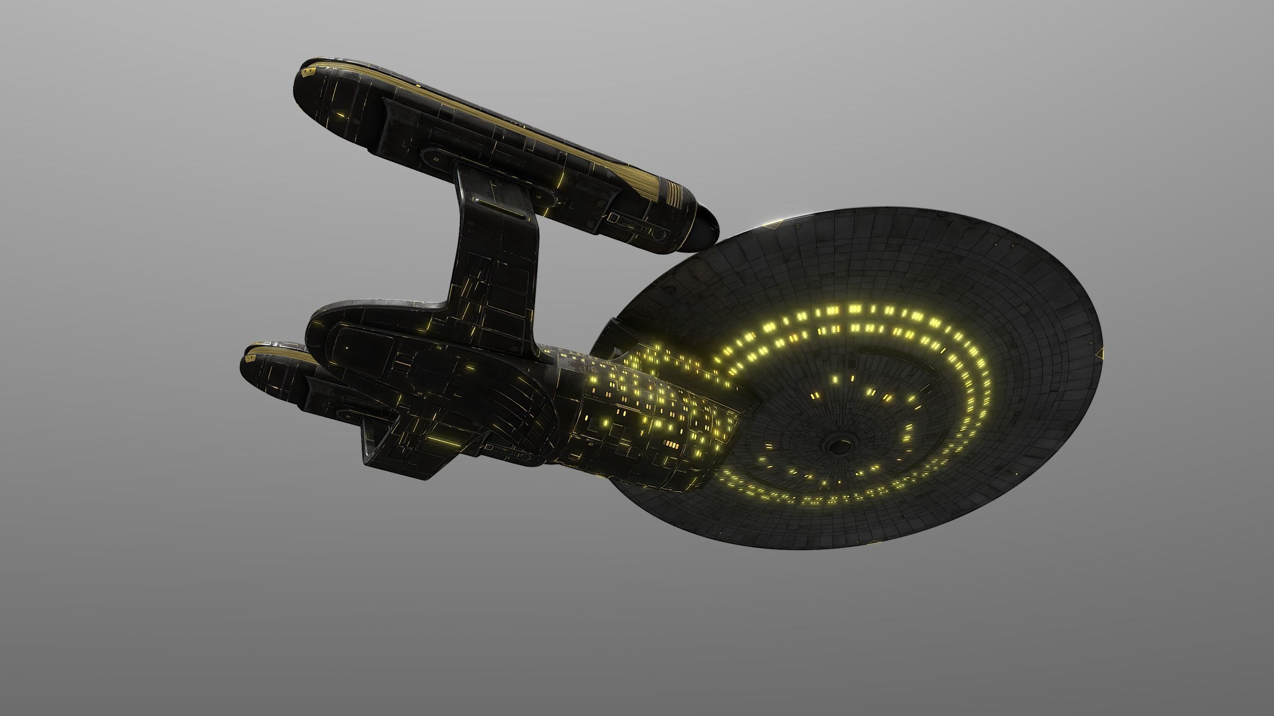 27-spaceship star trek ship 3D model | CGTrader