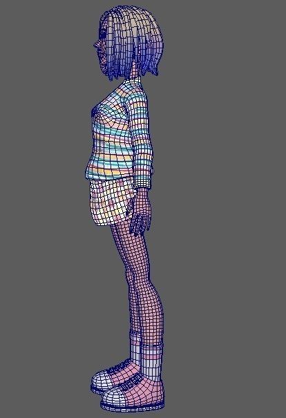 3D model Enid Sinclair Wednesday VR / AR / low-poly | CGTrader