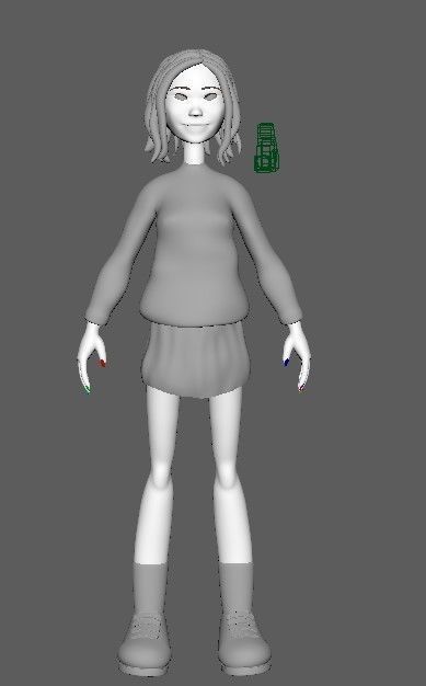 3D model Enid Sinclair Wednesday VR / AR / low-poly | CGTrader