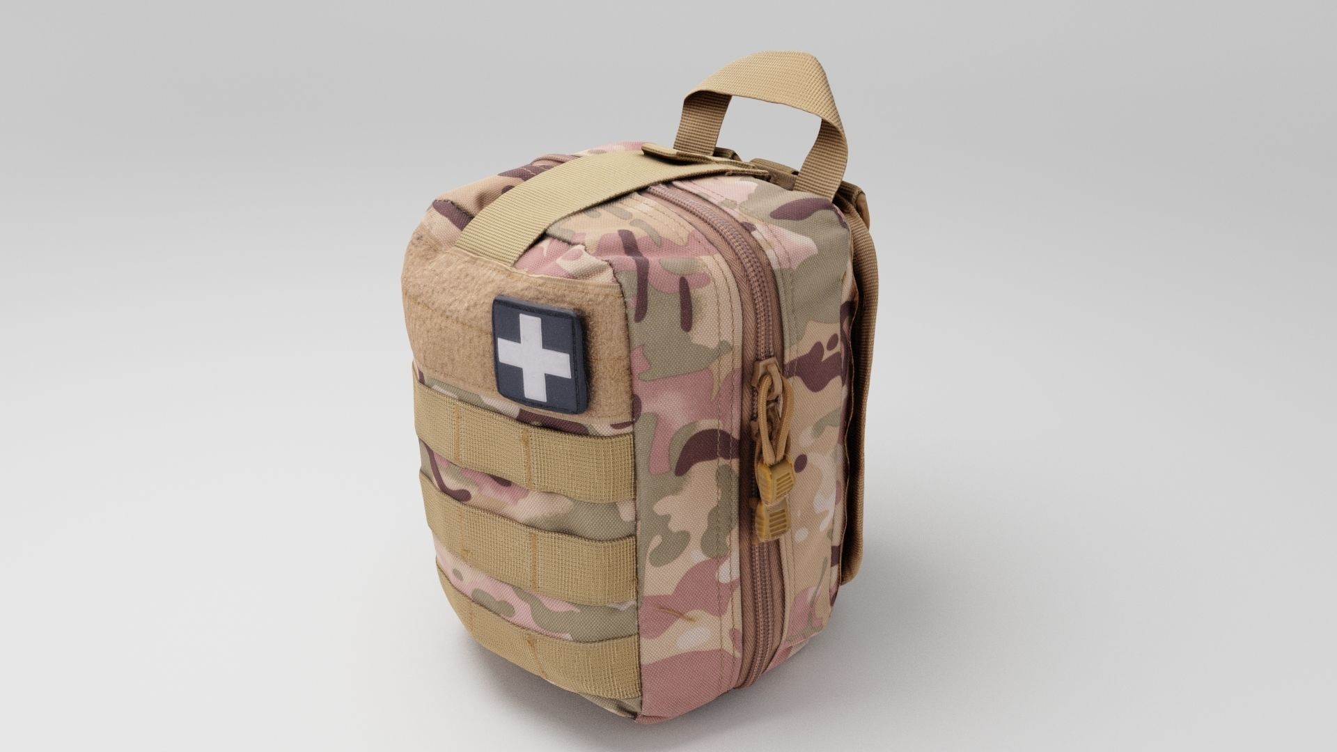 Military medical first aid kit 3D model | CGTrader