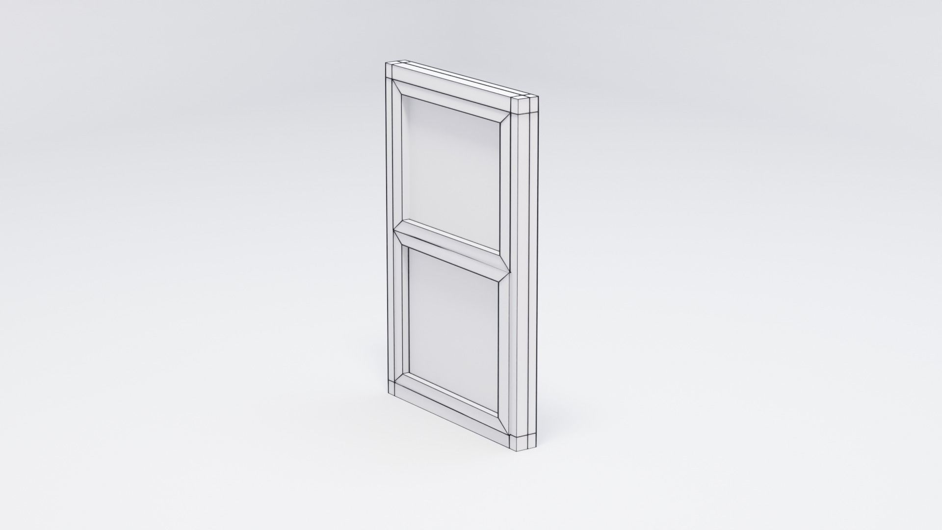 3D model Simple Wooden Window VR / AR / low-poly | CGTrader