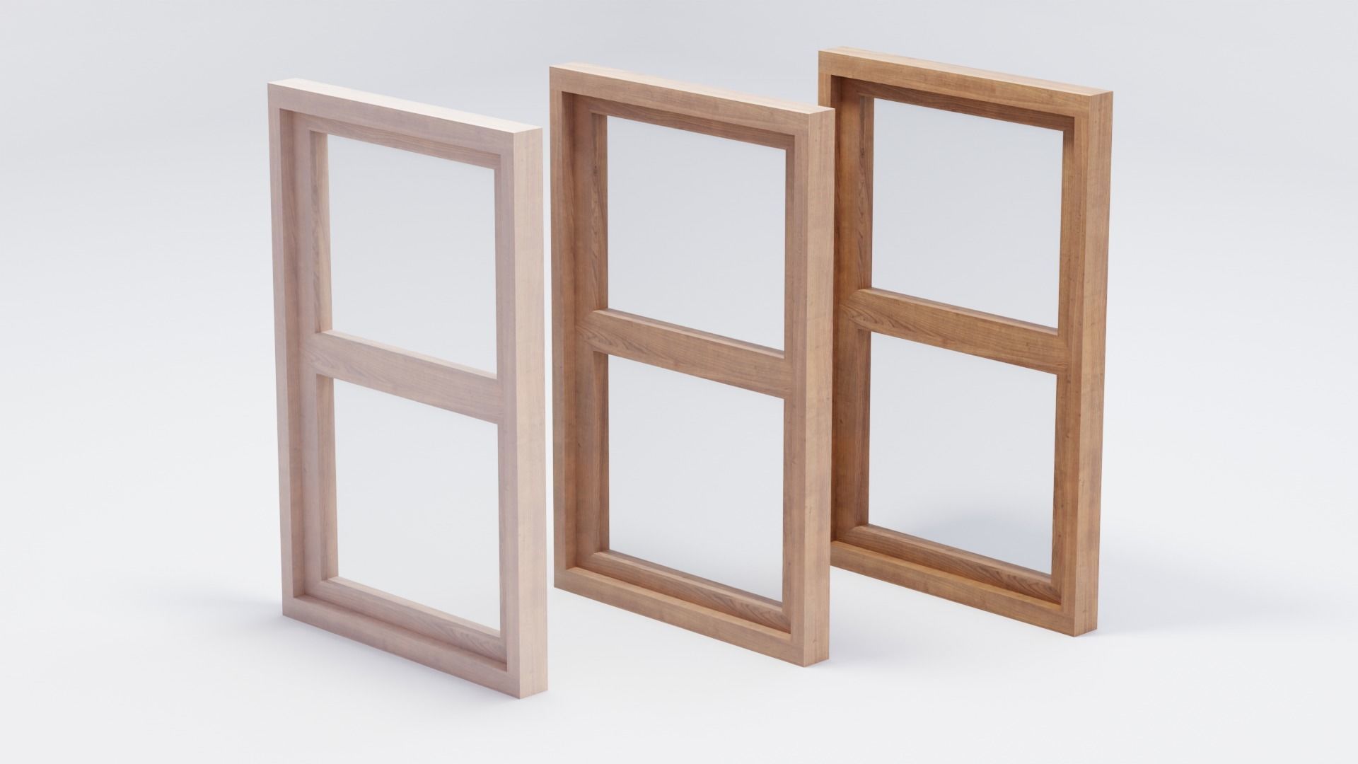 3D model Simple Wooden Window VR / AR / low-poly | CGTrader