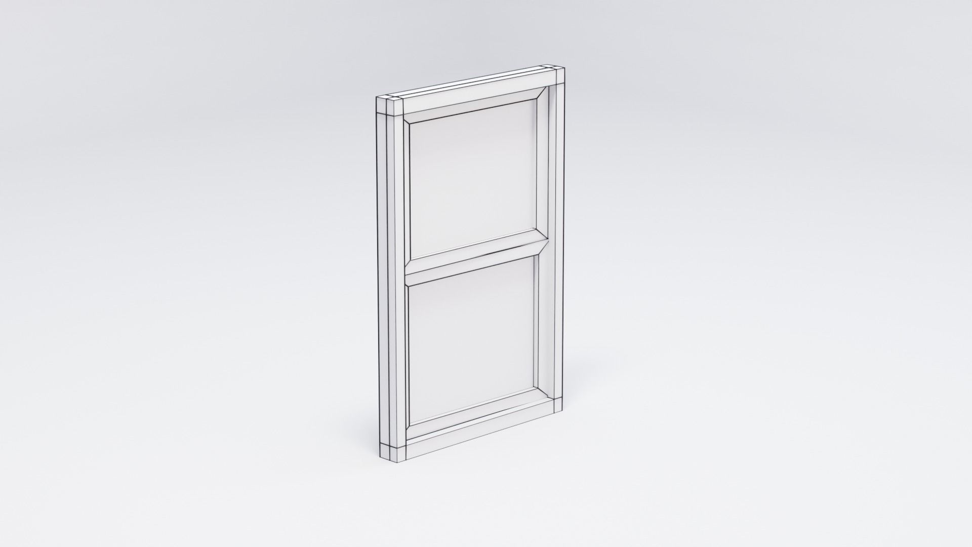 3D model Simple Wooden Window VR / AR / low-poly | CGTrader