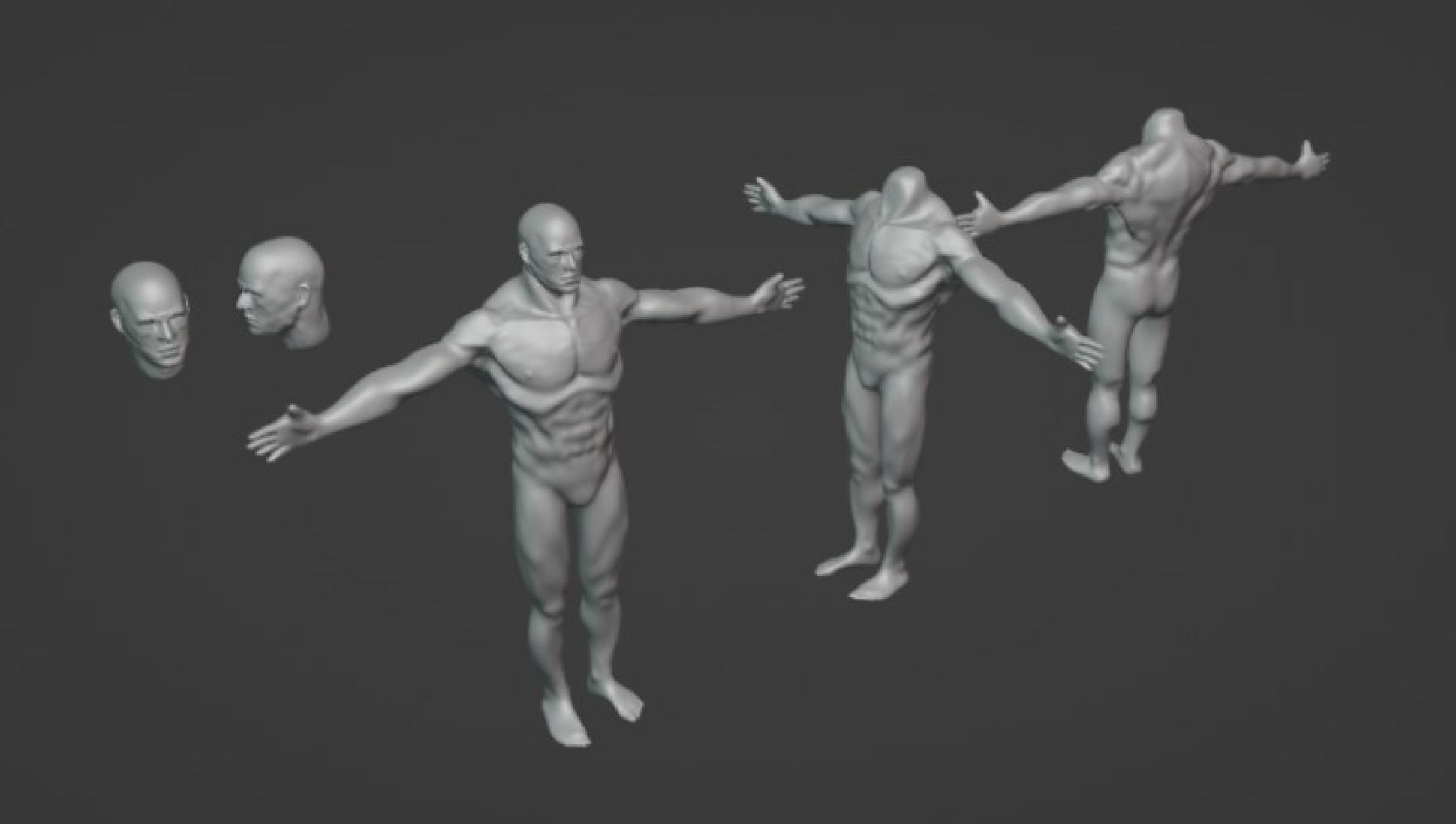 3D MODEL FULL BODY SCULPT 3D model | CGTrader