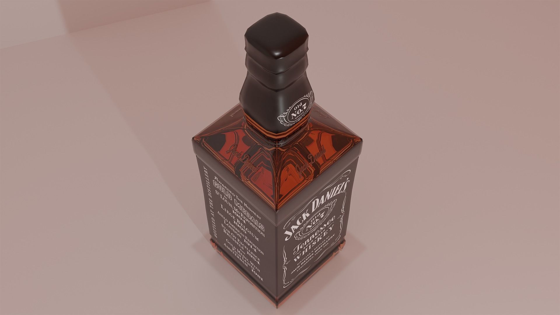 3D model Alcohol Bottles 3D Model VR / AR / low-poly | CGTrader