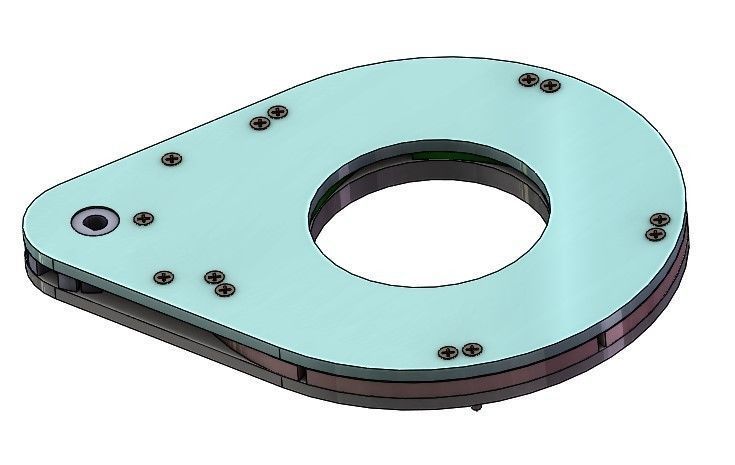 D50M5BTY2 mechanical mechanism 3d printing shutter iris diy 3D model 3D ...