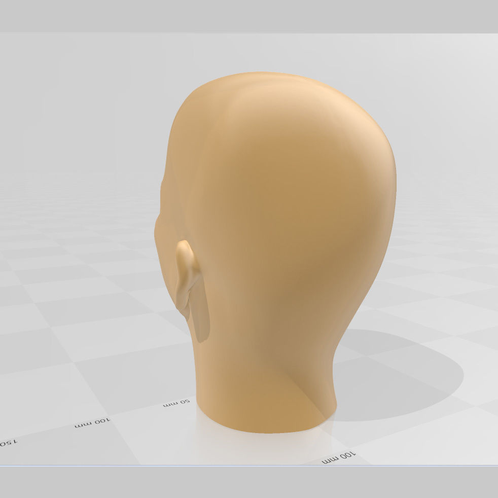 Female Mannequin Head 3D model 3D printable | CGTrader