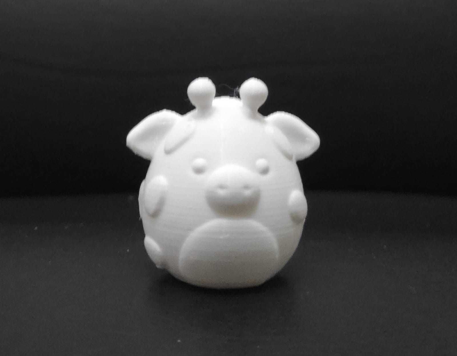 Round Giraffe 3D model 3D printable | CGTrader