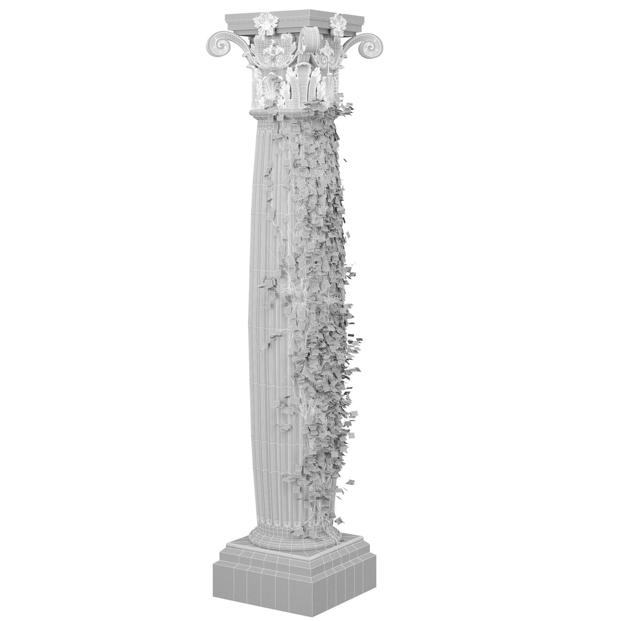ROMMAN COLUMN 3D model | CGTrader