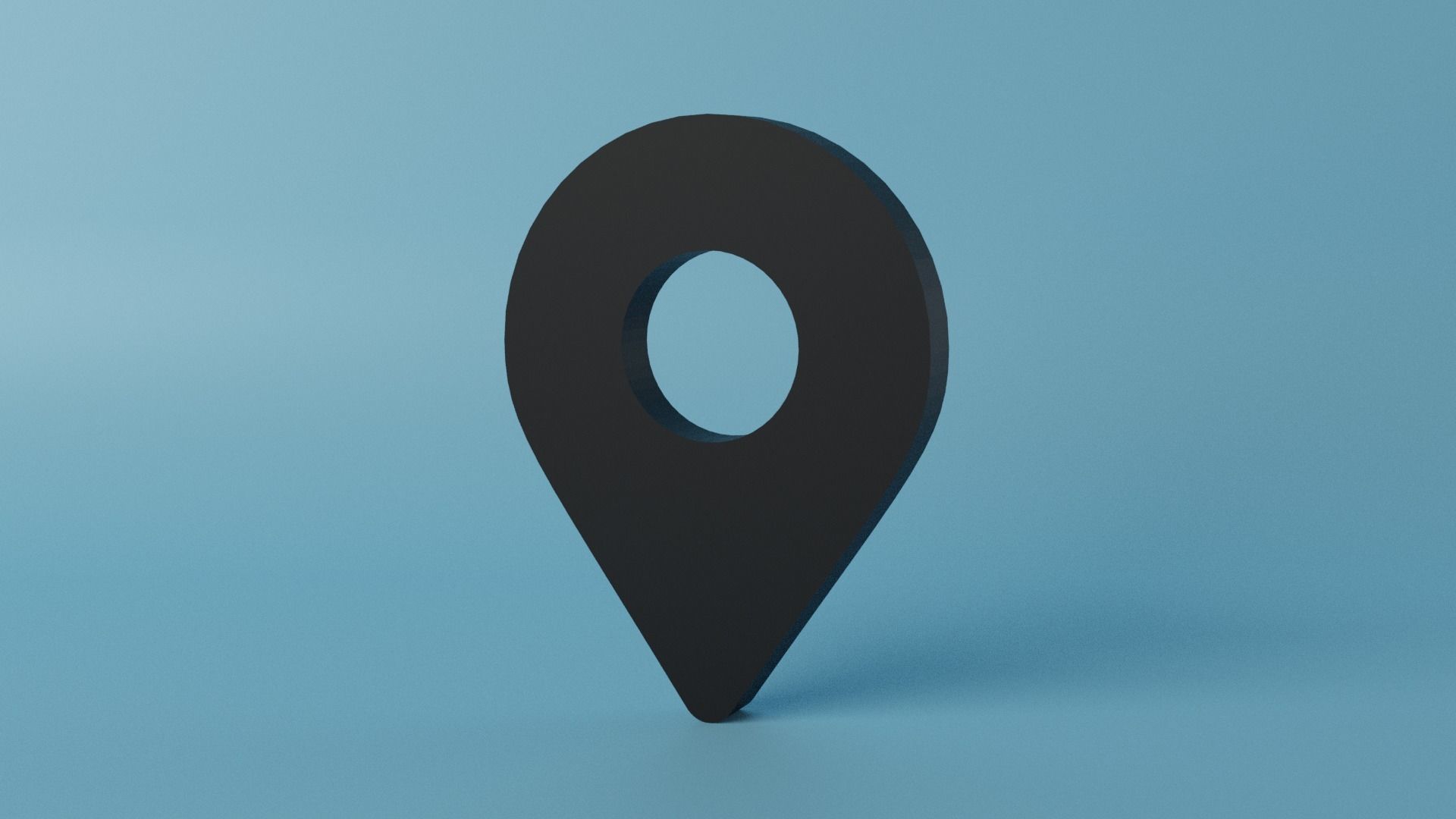 3D model Black Map Pointer VR / AR / low-poly | CGTrader