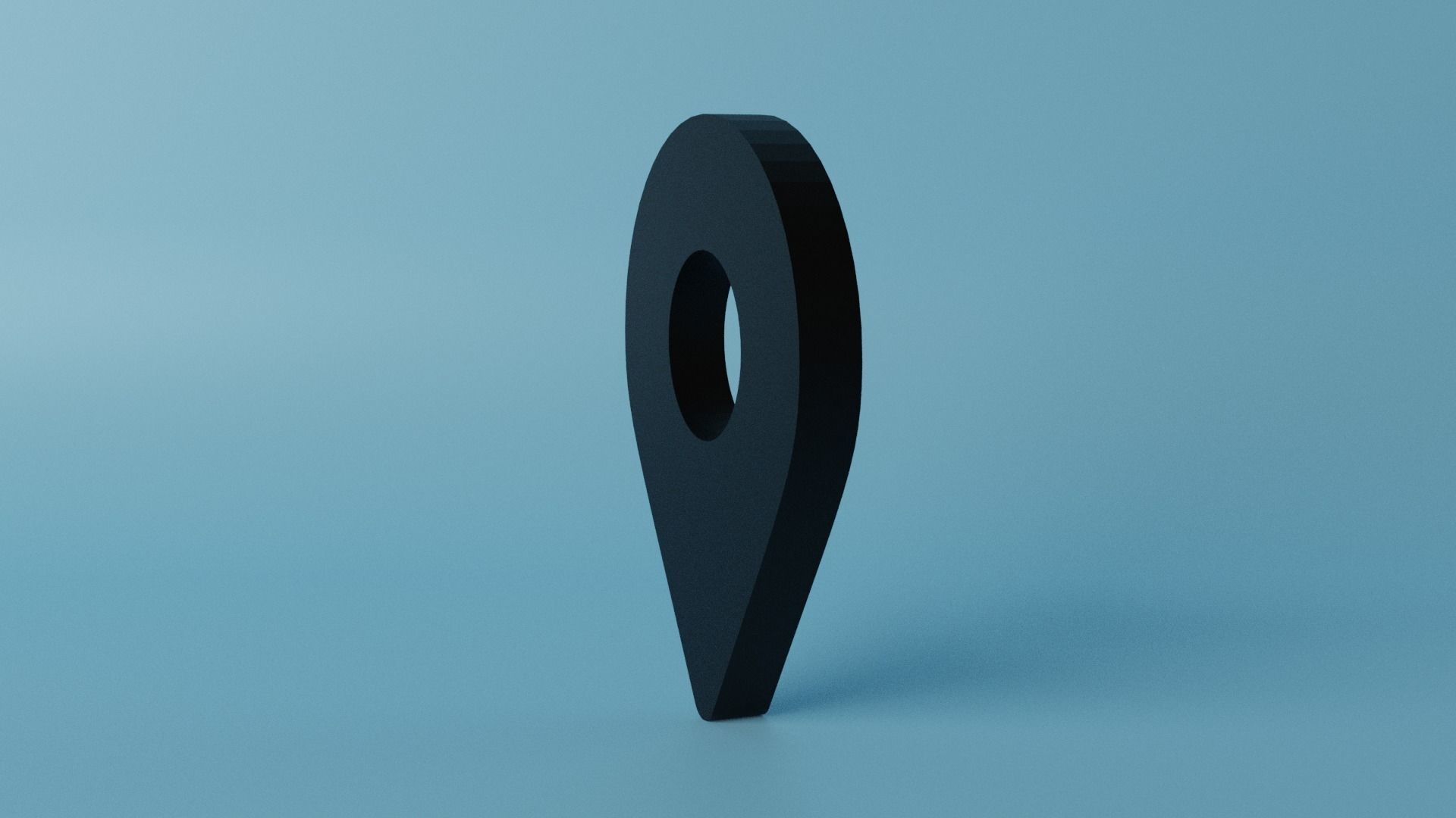 3D model Black Map Pointer VR / AR / low-poly | CGTrader
