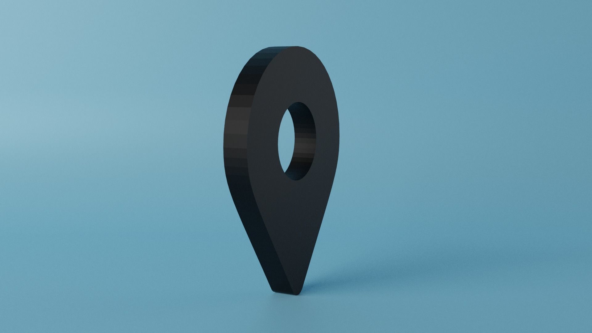 3D model Black Map Pointer VR / AR / low-poly | CGTrader
