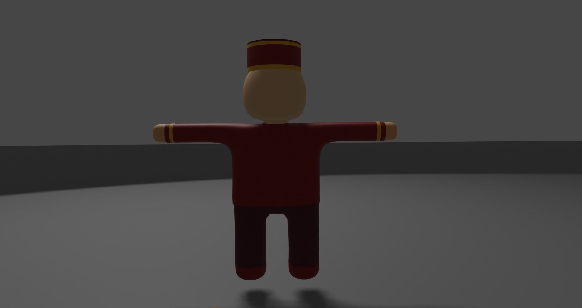 Valet Model wooden figure free 3D model | CGTrader