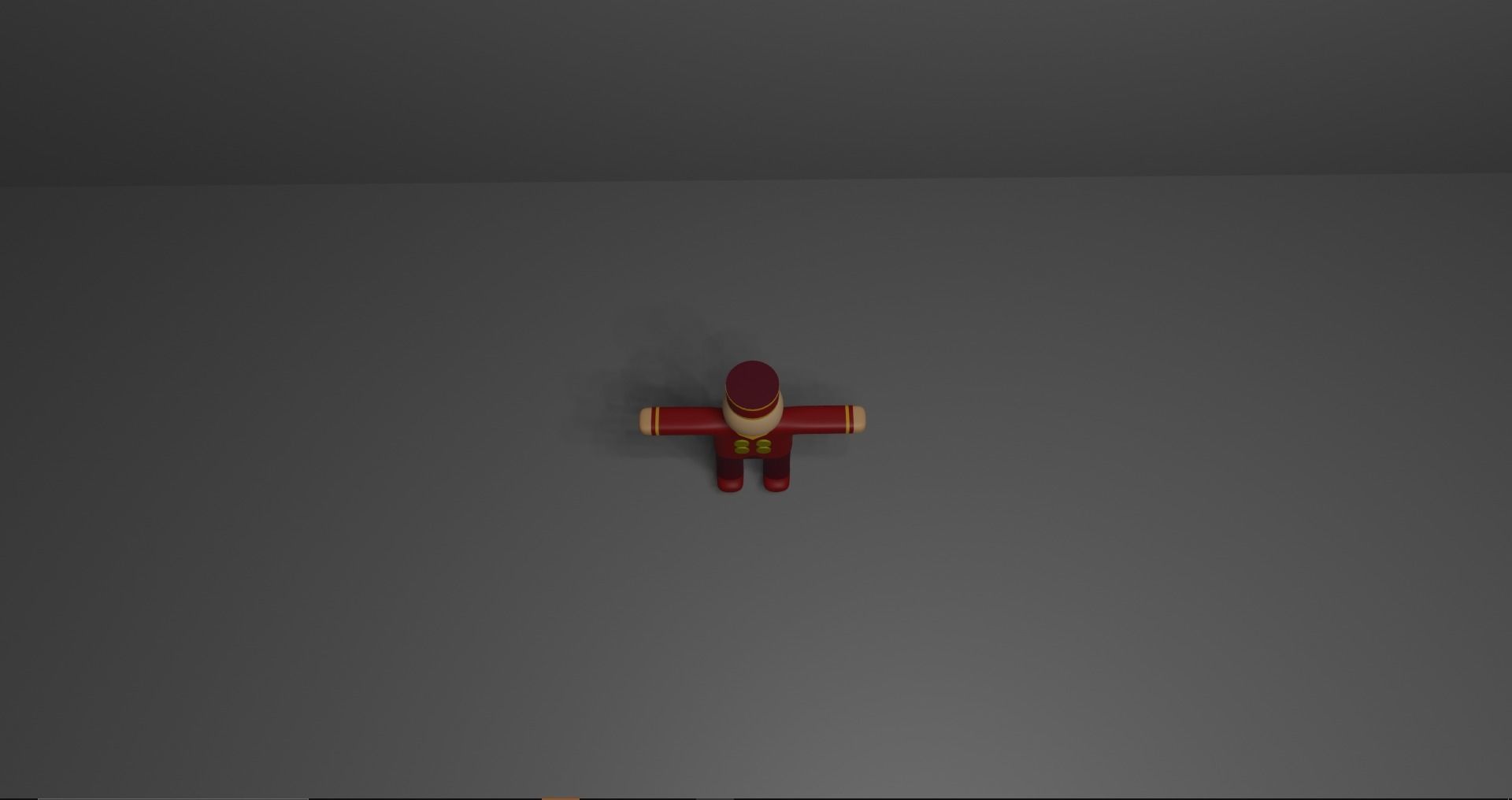 Valet Model wooden figure free 3D model | CGTrader