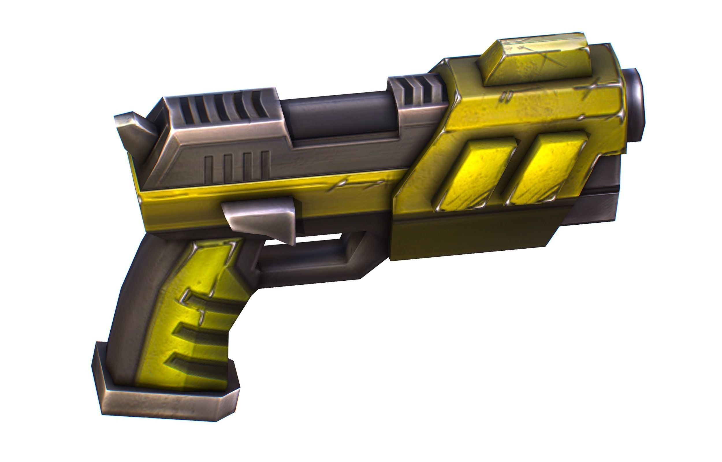3D model 42 dollars discount SciFi Cartoon Weapons Set VR / AR / low ...