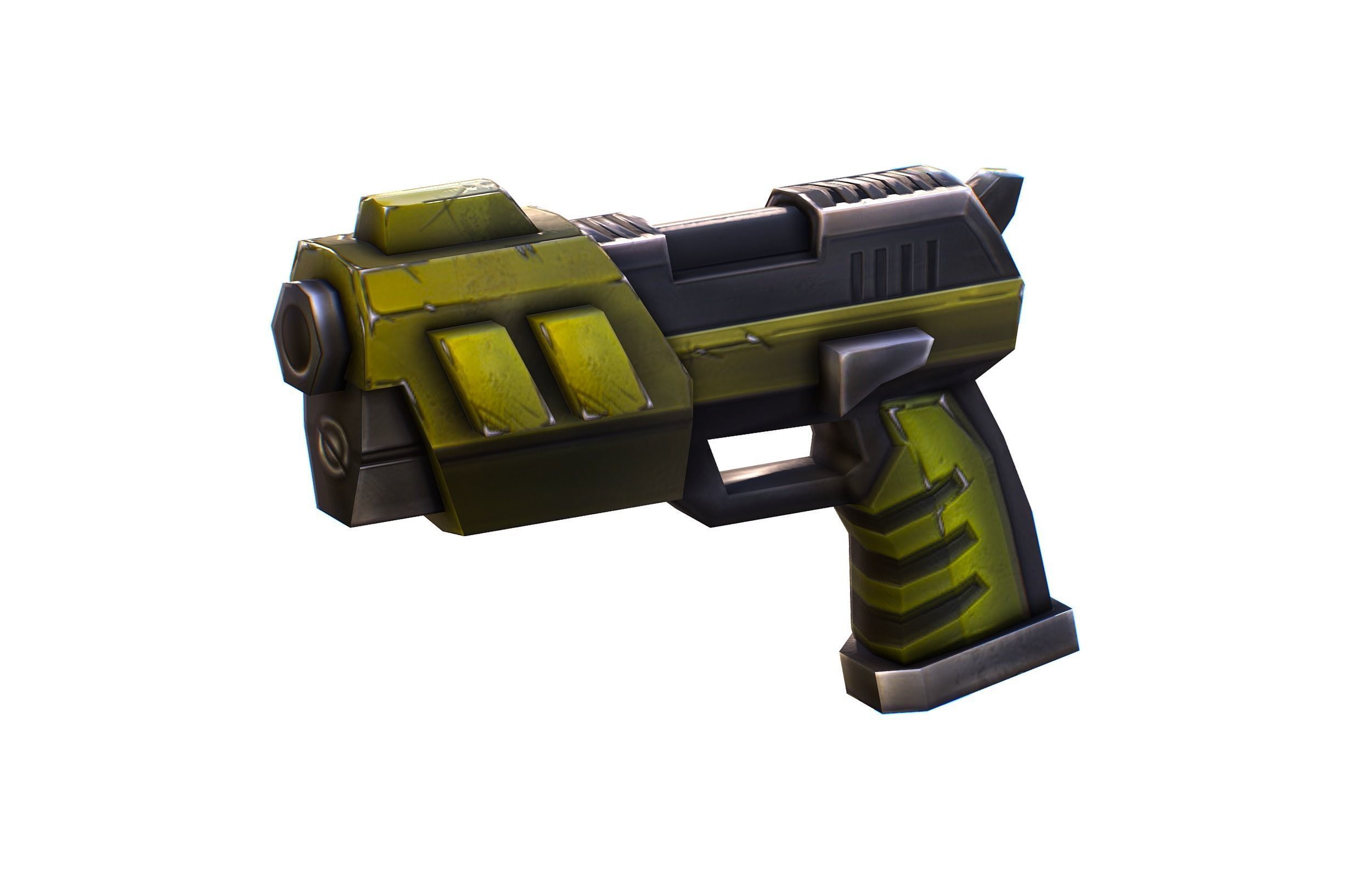 3D model 42 dollars discount SciFi Cartoon Weapons Set VR / AR / low ...