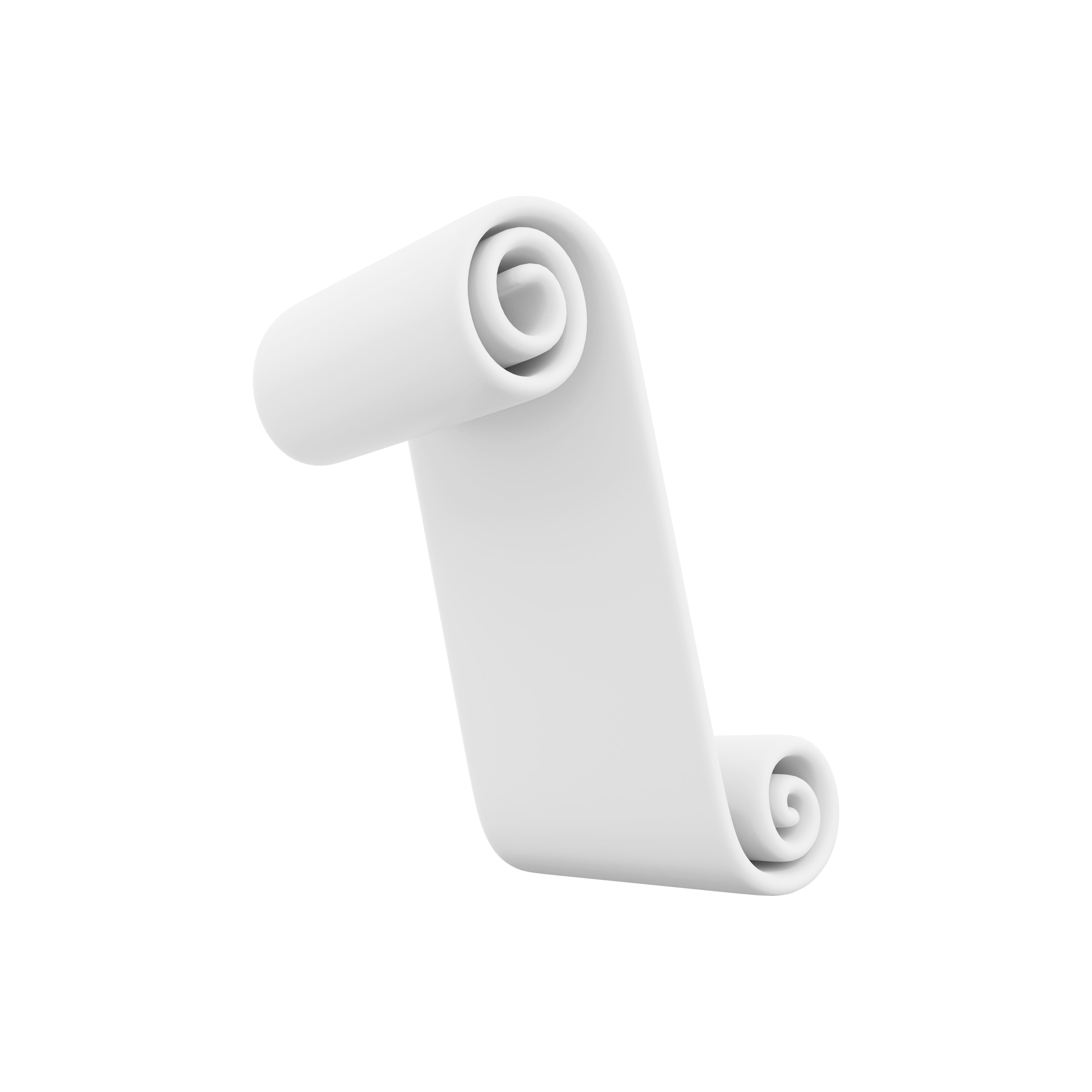 3d paper roll cartoon 3D model | CGTrader