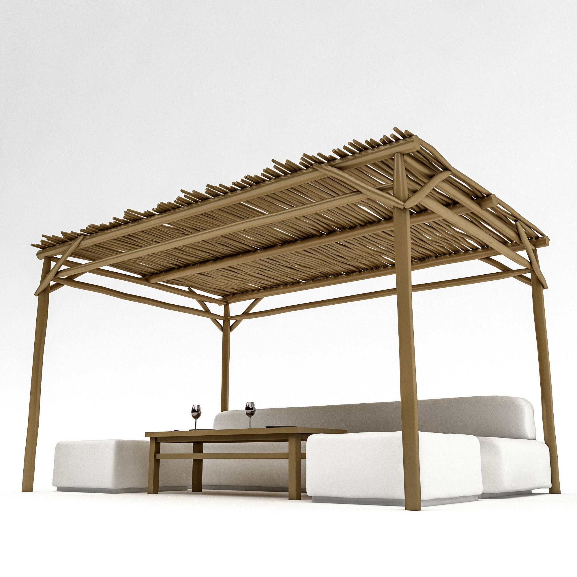 3D model bohemian beach lodge 01 3D VR / AR / low-poly | CGTrader