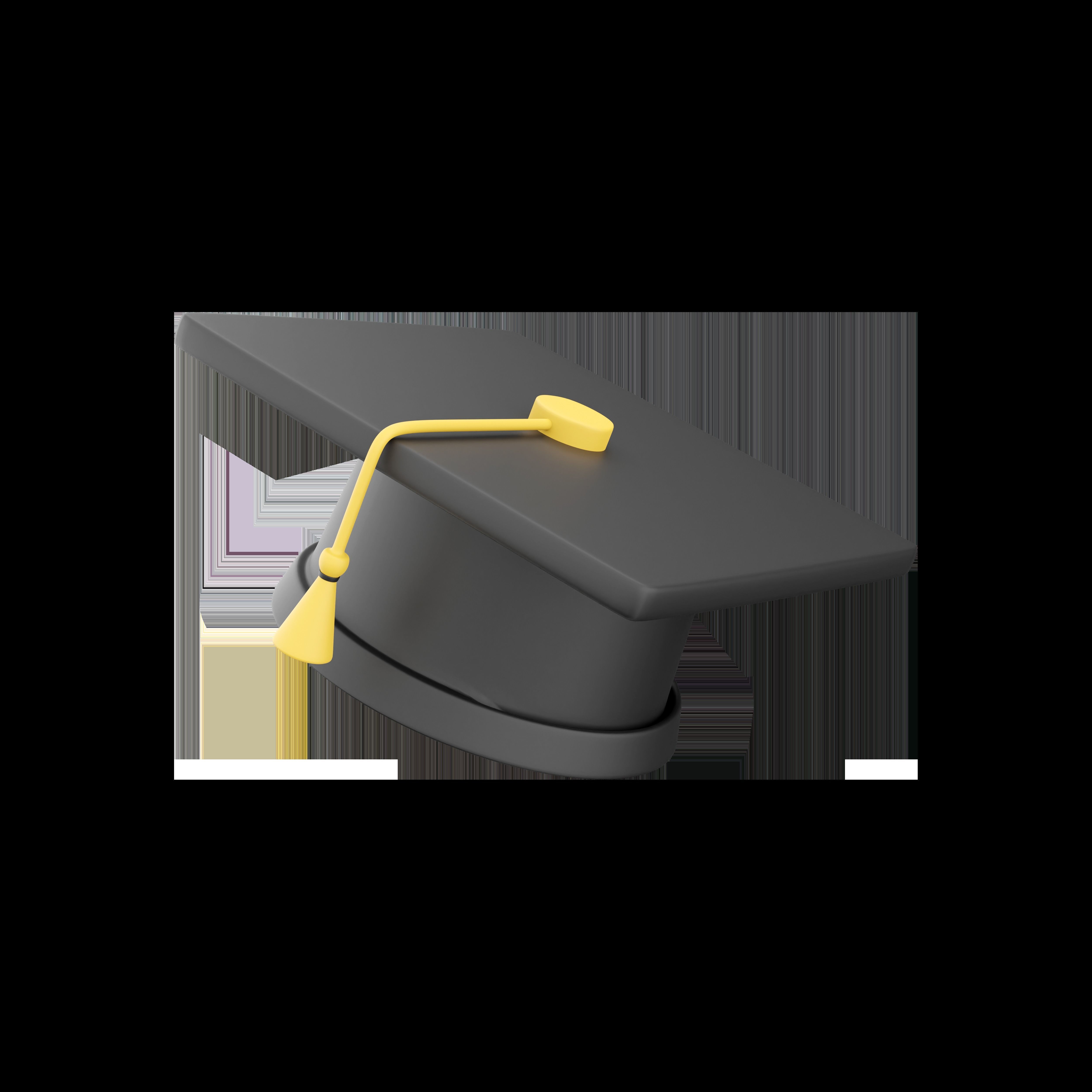 3d graduation cap cartoon 3D model | CGTrader