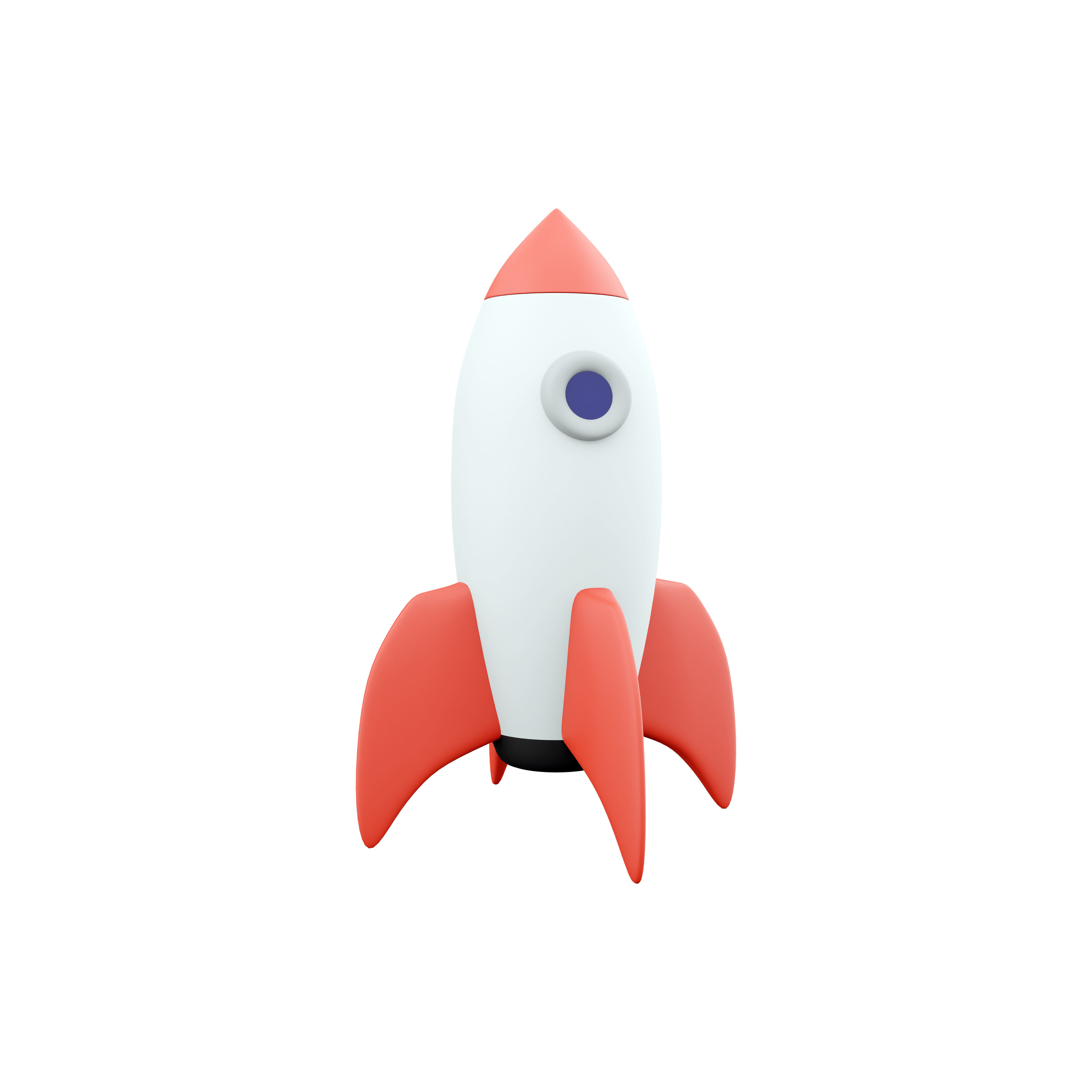 3d rocket cartoon 3D model | CGTrader