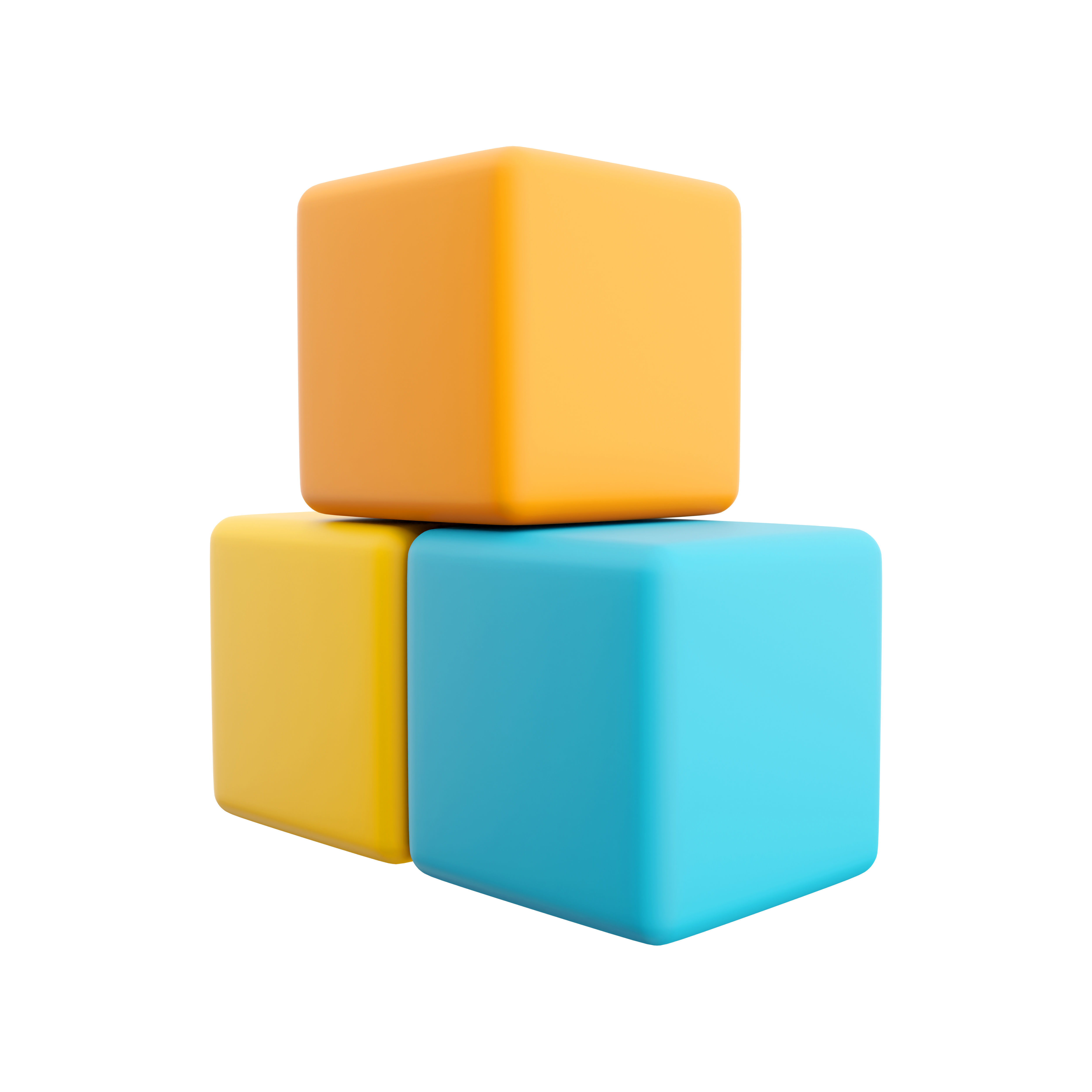 3d ABC connection puzzle cartoon 3D model | CGTrader