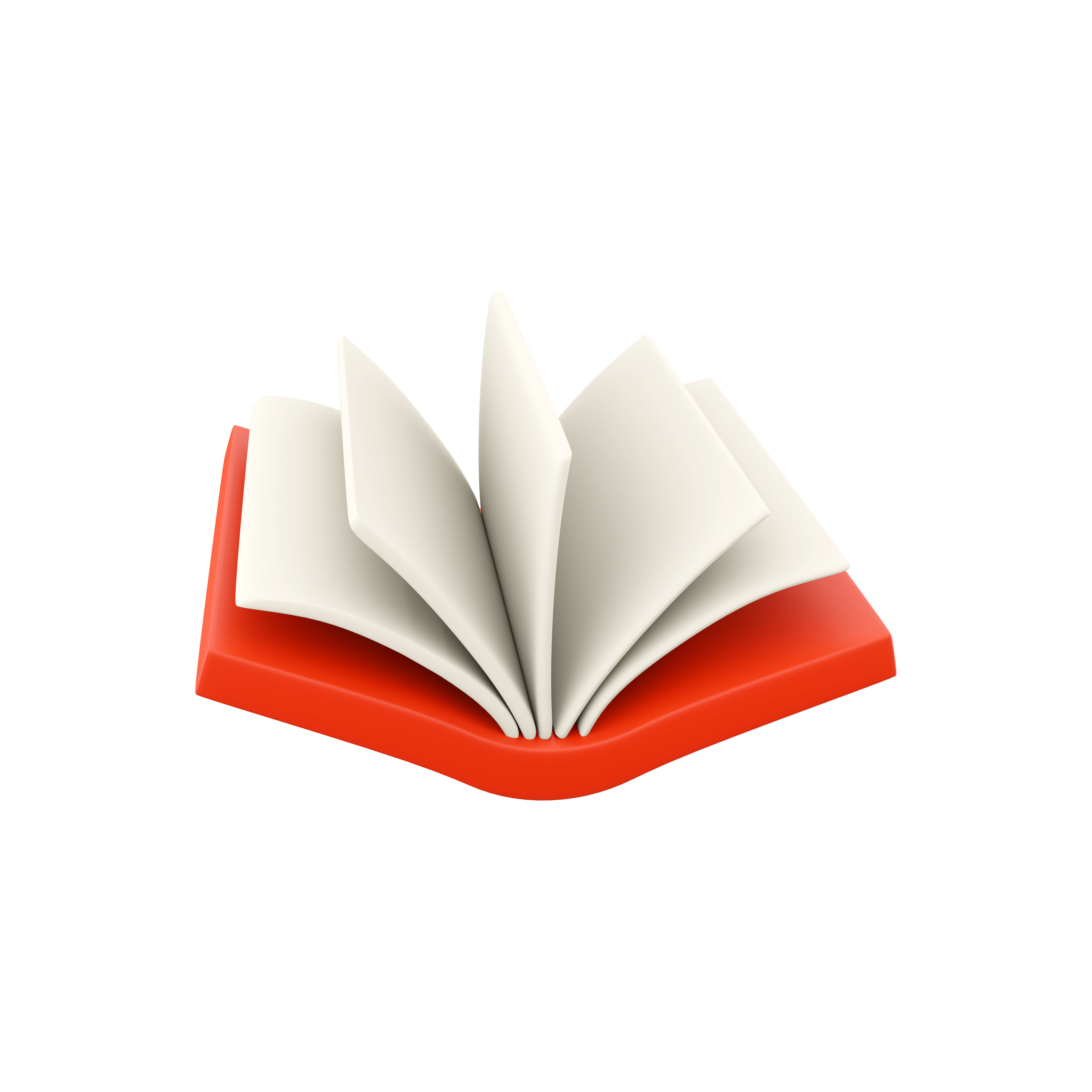 3d open book cartoon 3D model | CGTrader