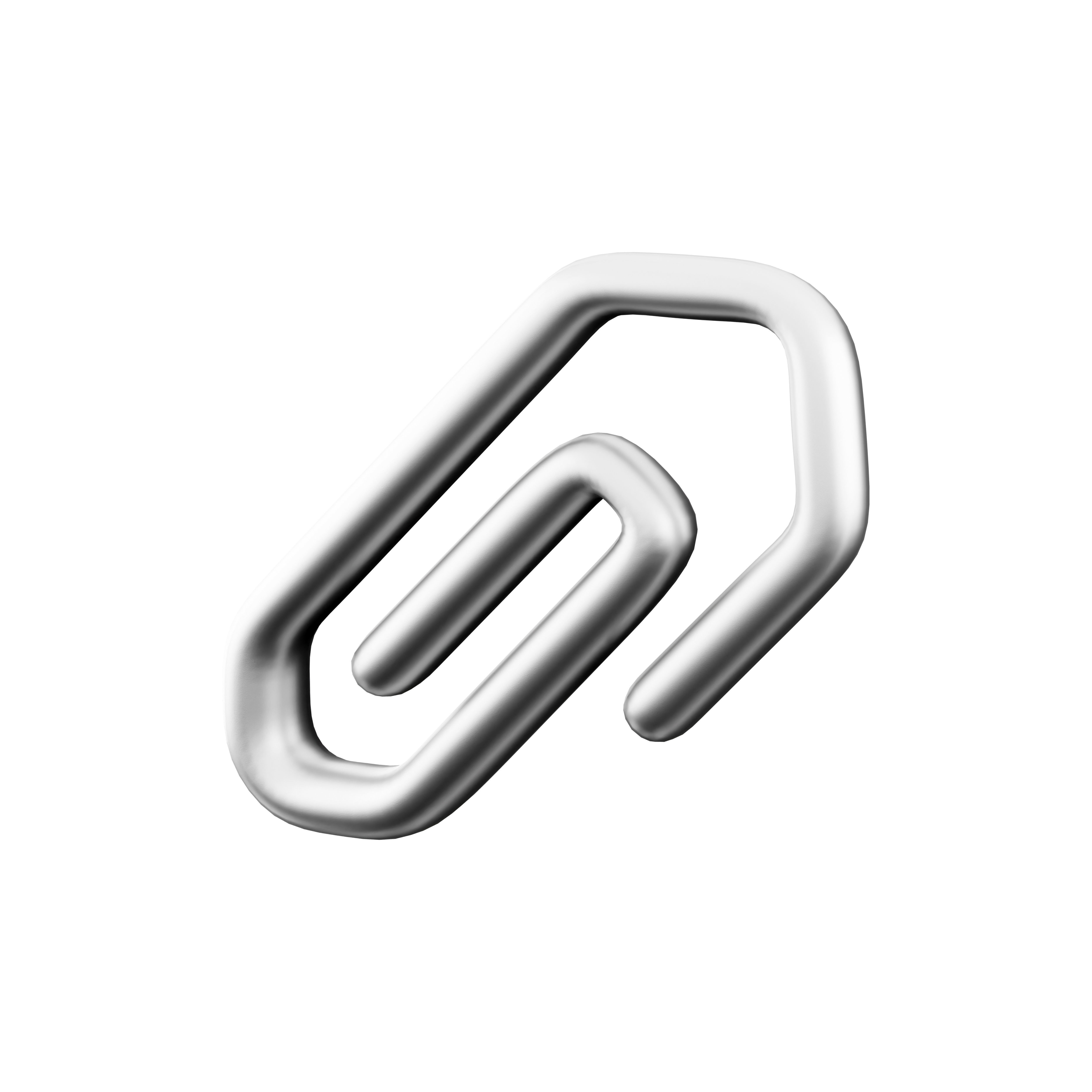 3d Paperclip cartoon 3D model | CGTrader