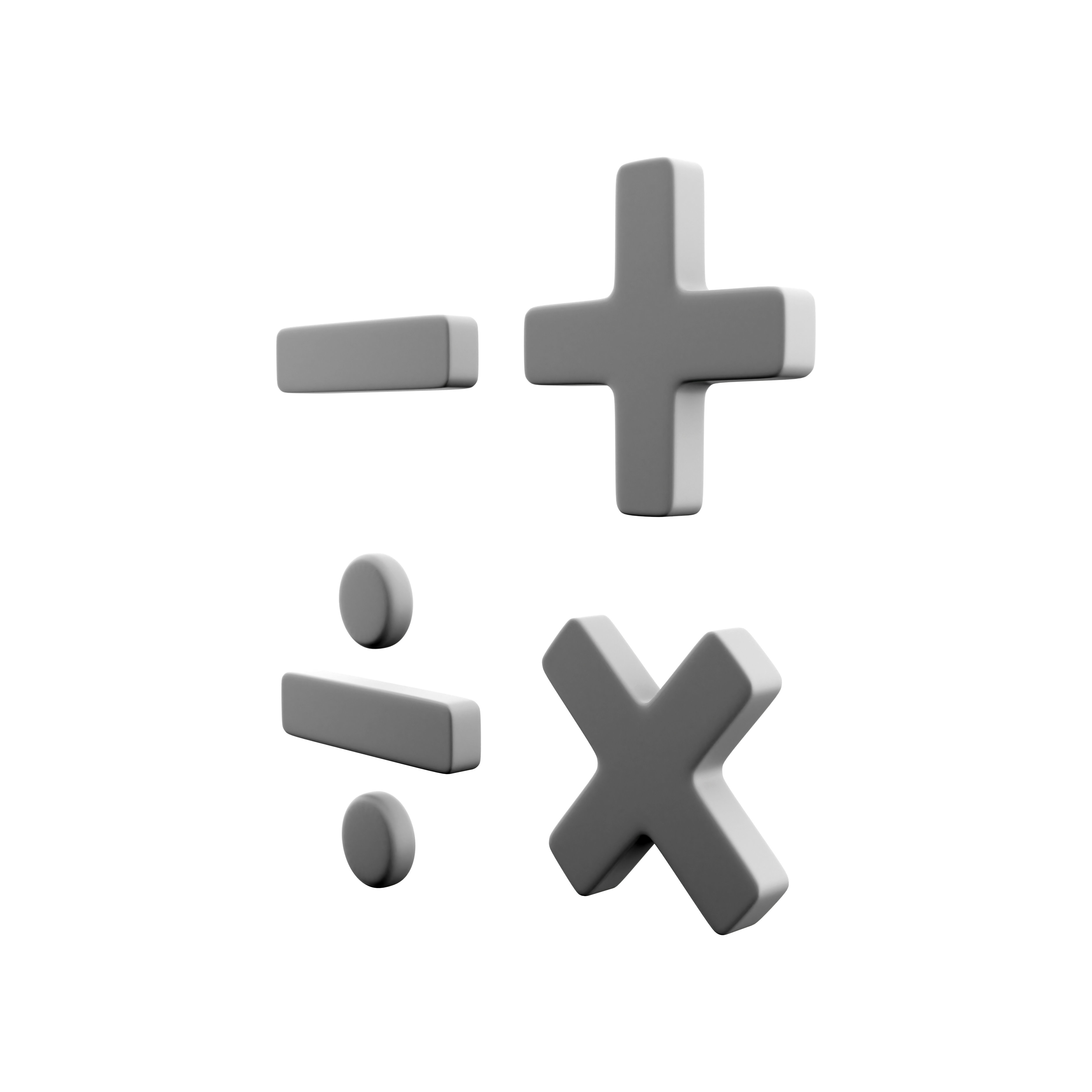 3d concept calculation cartoon 3D model | CGTrader