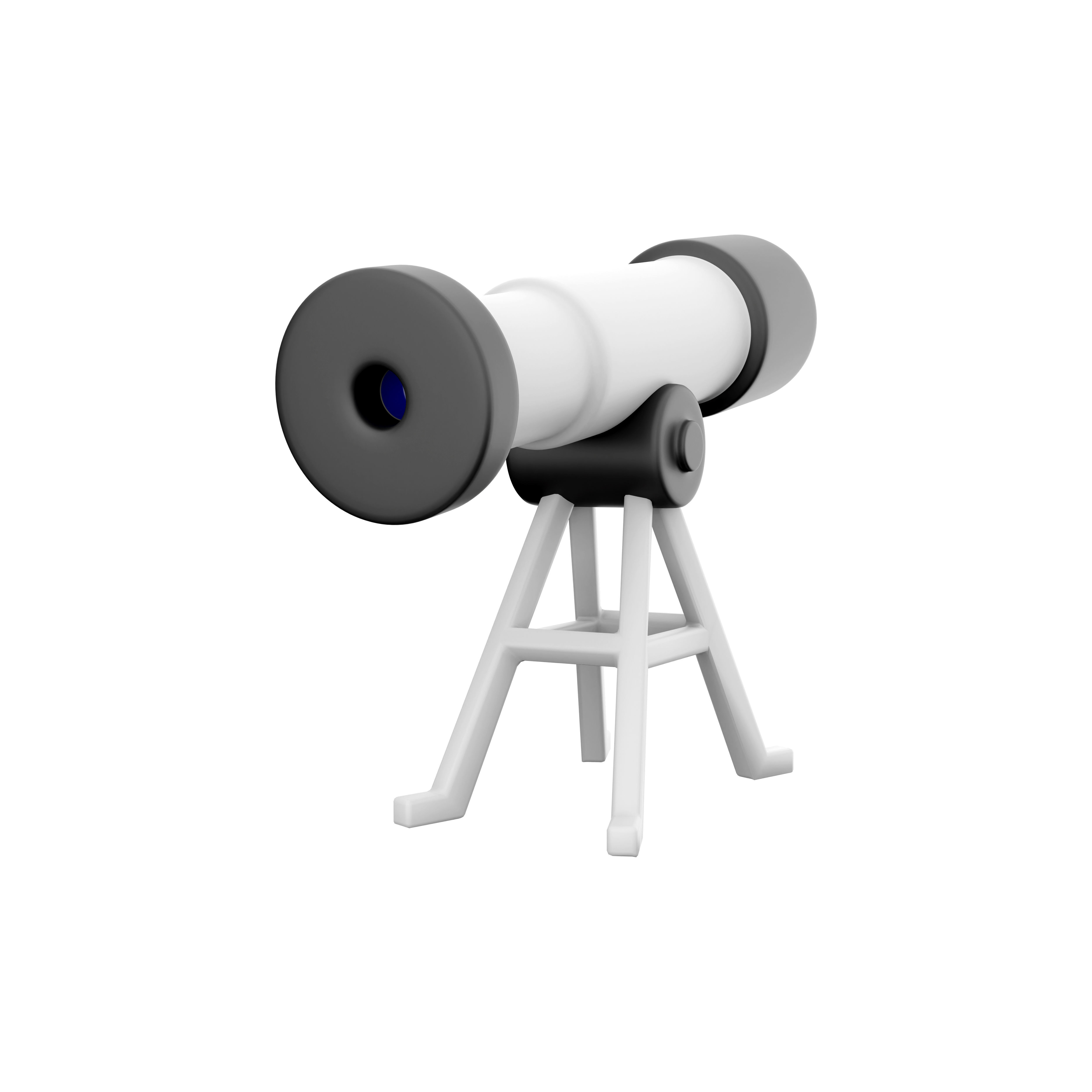 3d space telescope cartoon 3D model | CGTrader