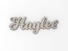 haylee name plate 3D model 3D printable | CGTrader