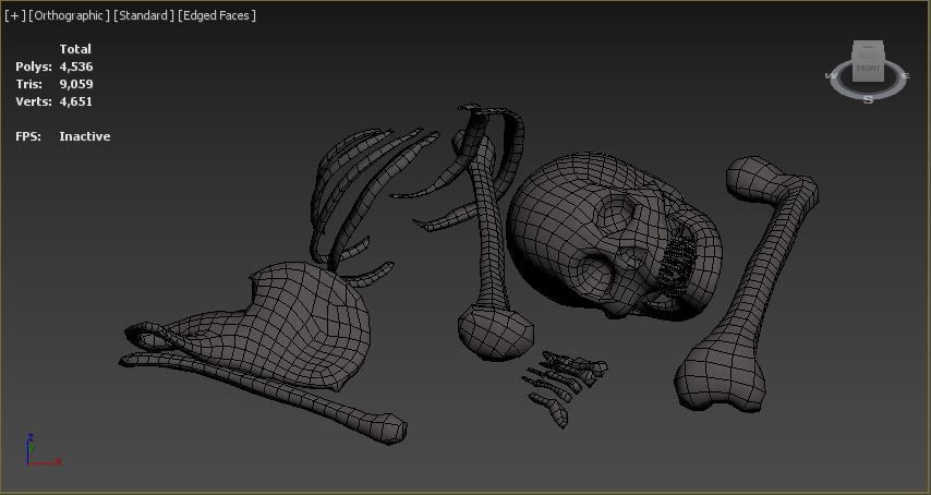 3D model The cursed castle VR / AR / low-poly | CGTrader
