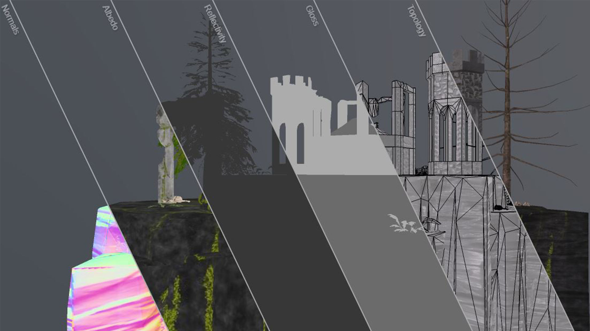 3D model The cursed castle VR / AR / low-poly | CGTrader