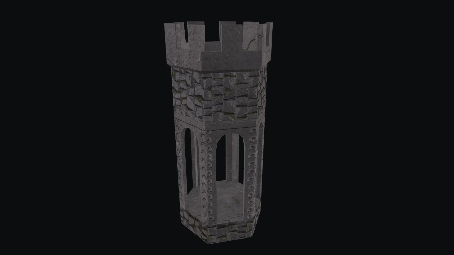 3D model The cursed castle VR / AR / low-poly | CGTrader