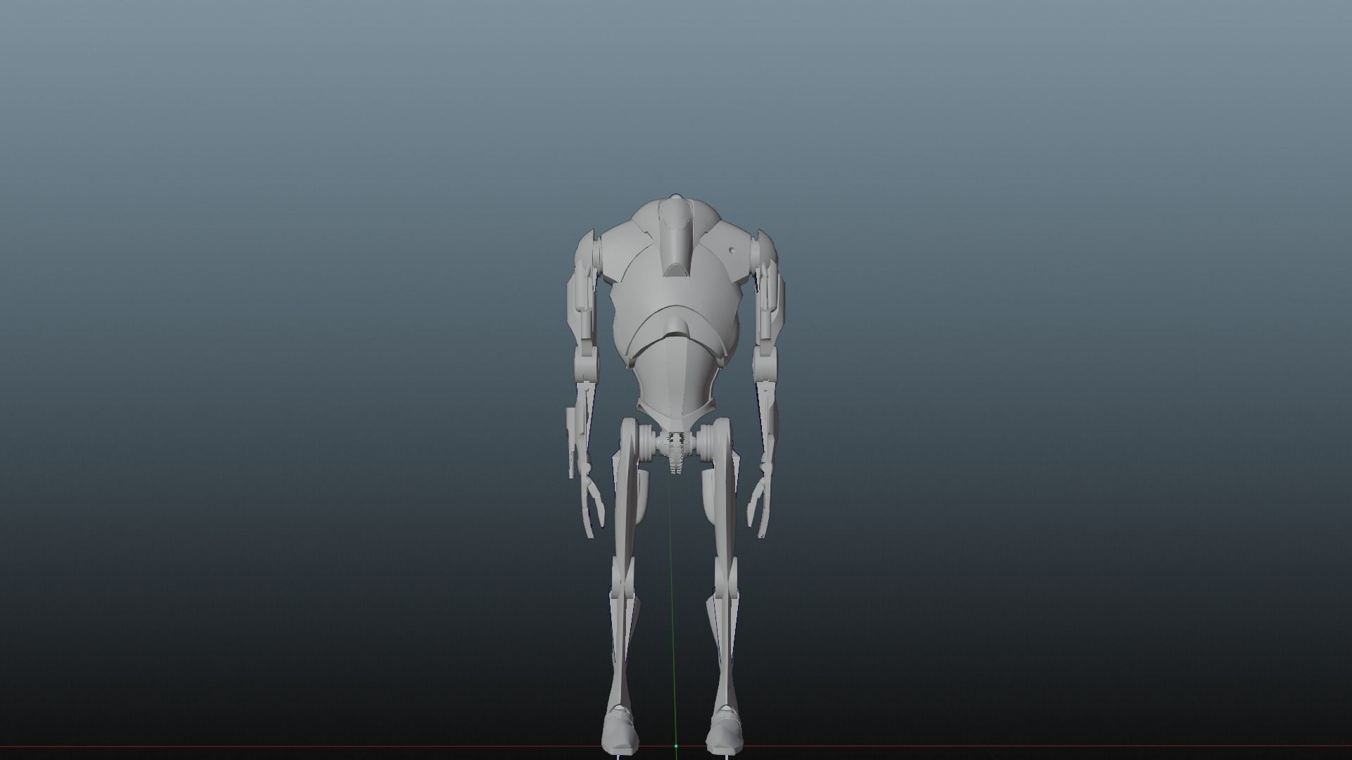 3D model Super Battle Droid 3D Asset - RIGGED - Clone Wars VR / AR ...