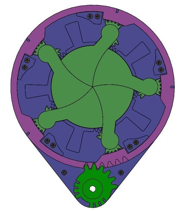 D60M5BTY2 mechanical mechanism shutter 3d printing iris diy 3D model 3D ...