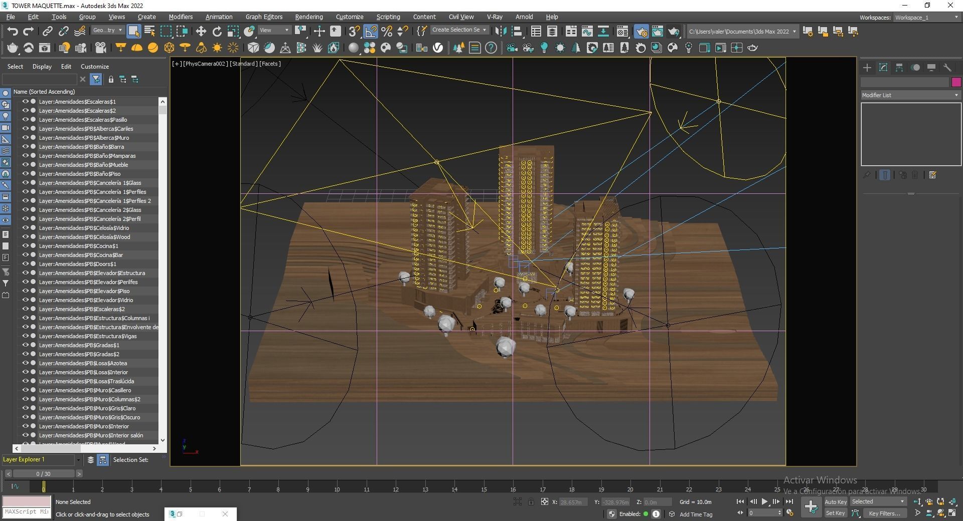 Residential Buildings 3d maquette 3D model | CGTrader