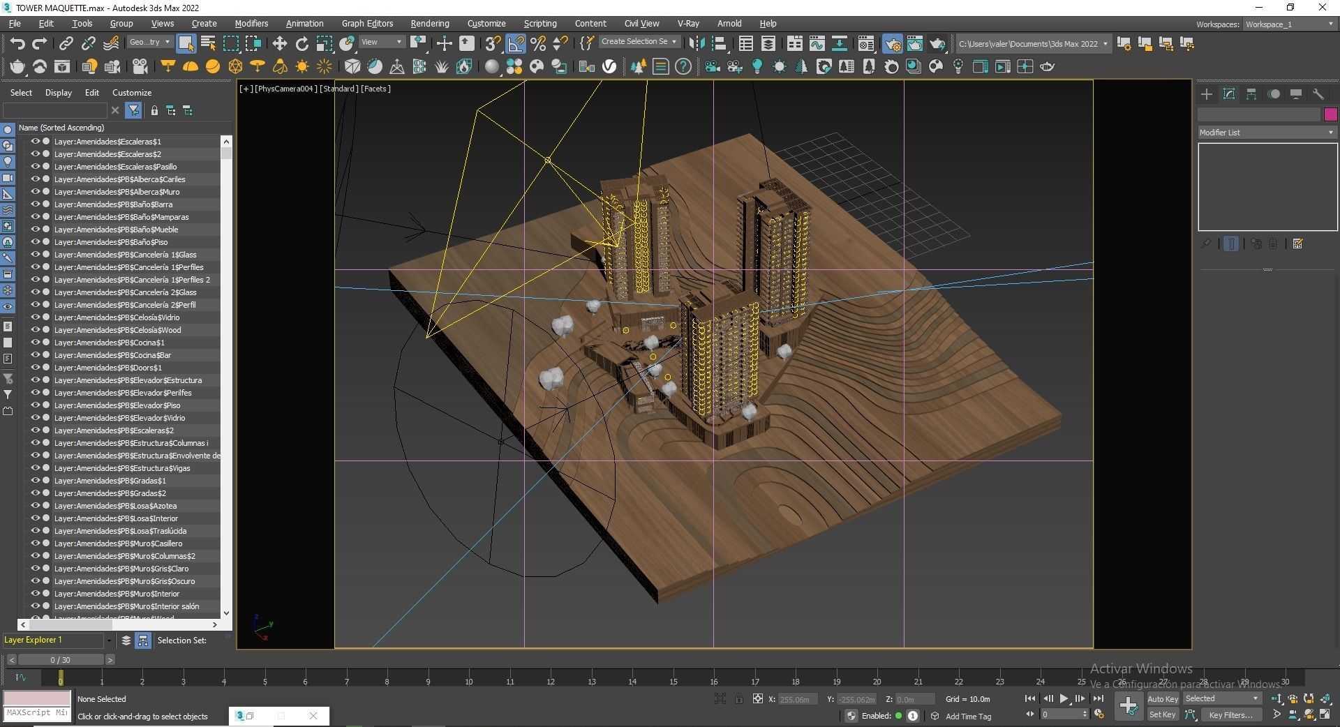 Residential Buildings 3d maquette 3D model | CGTrader