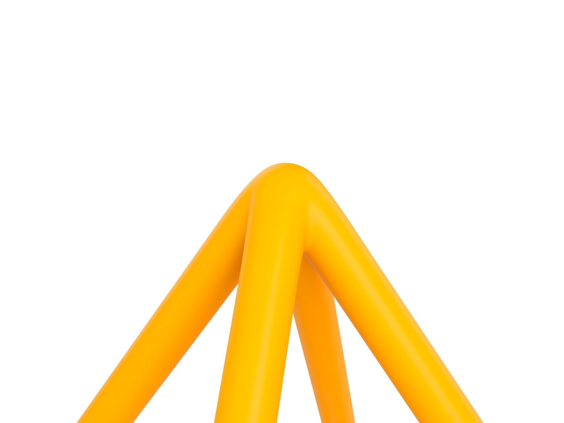 Cartoon Wire Pyramid 3D model | CGTrader